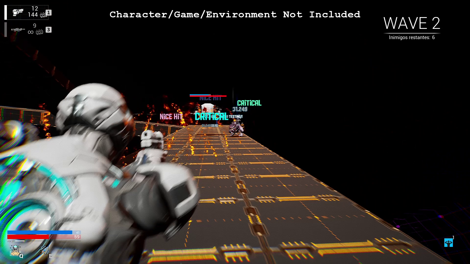 Custom Damage and Status Text