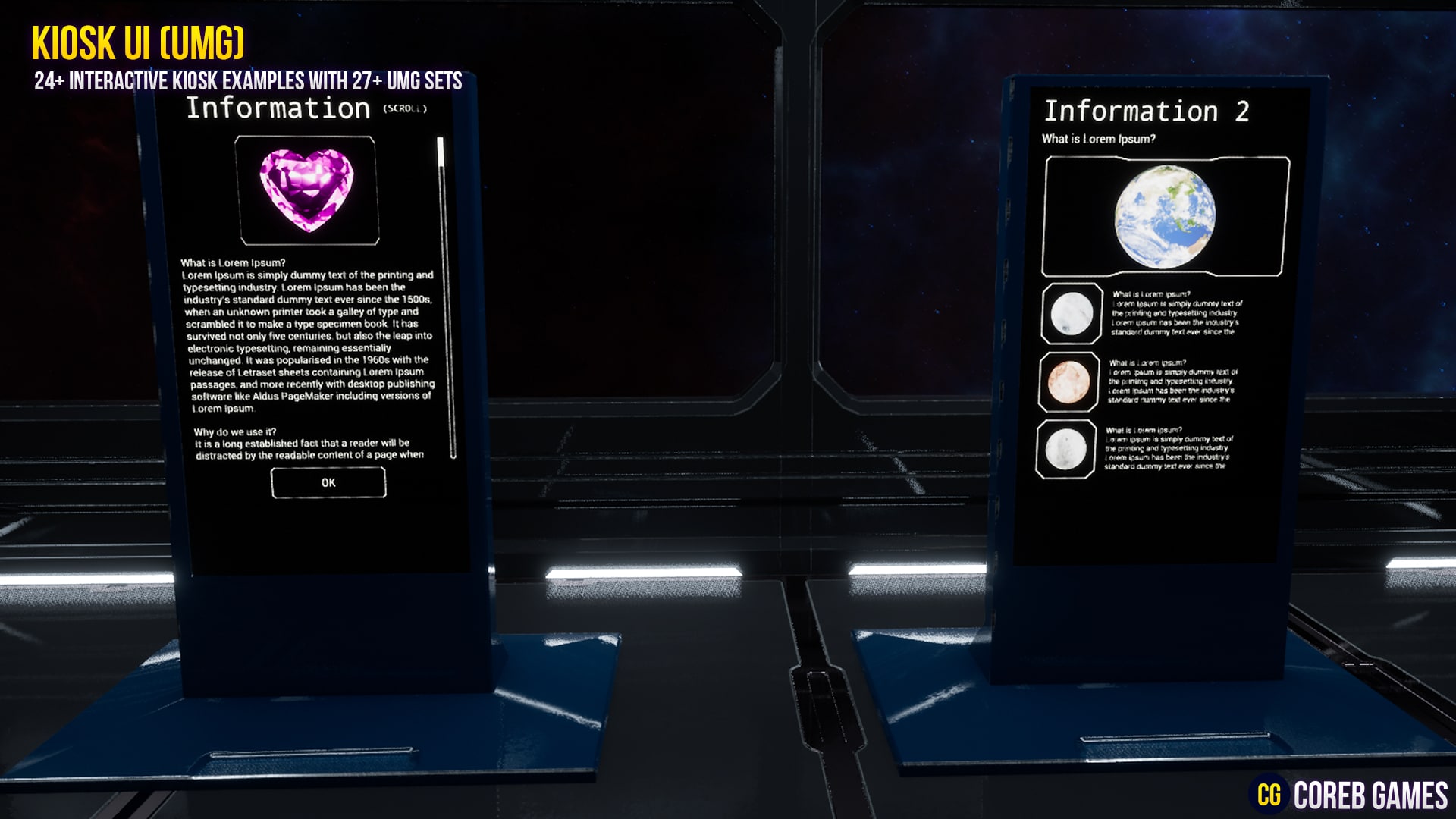 Kiosk Ui Umg Design Pack In Blueprints Ue Marketplace 