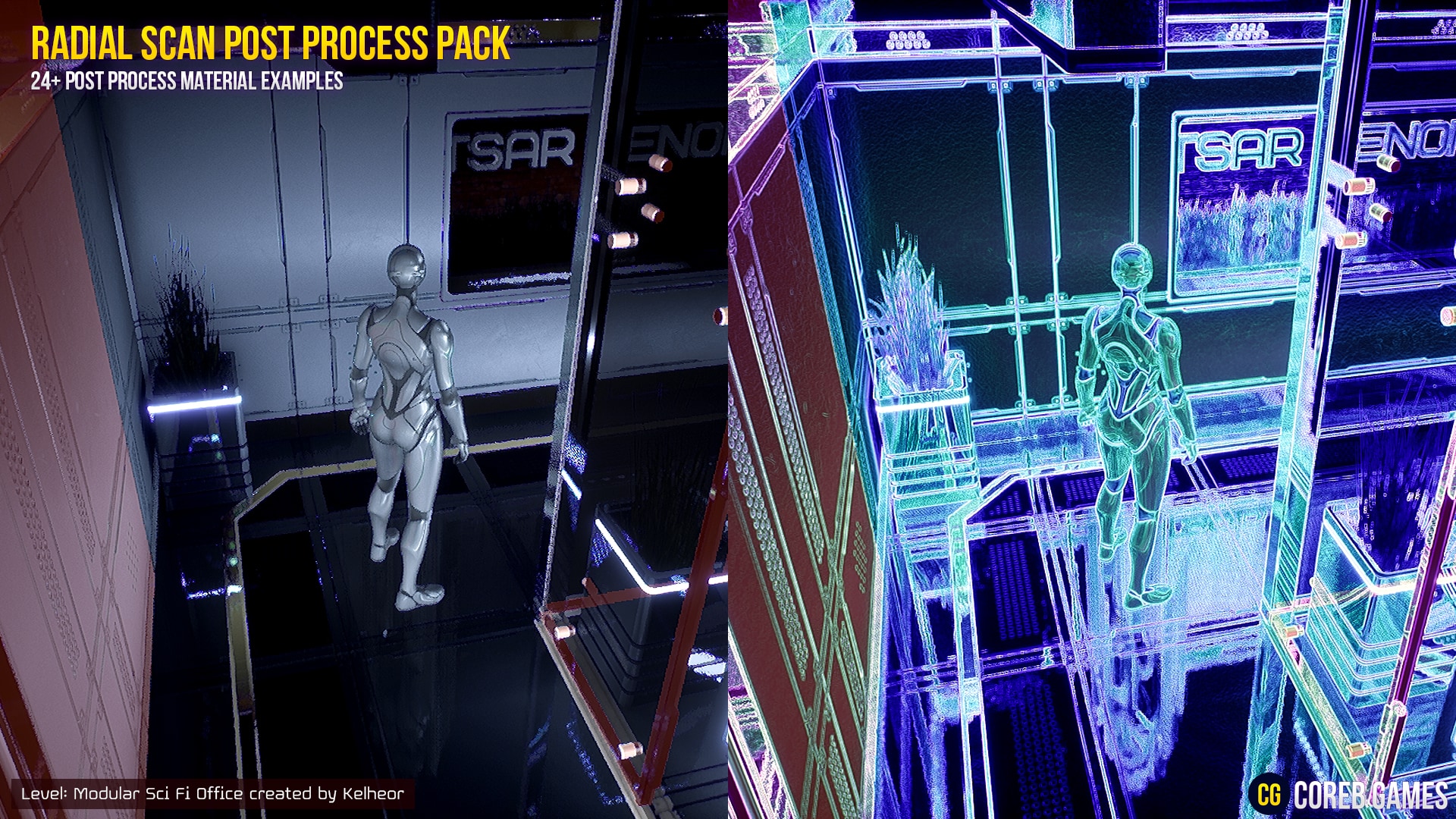 Radial Scan Post Process Pack in Blueprints - UE Marketplace
