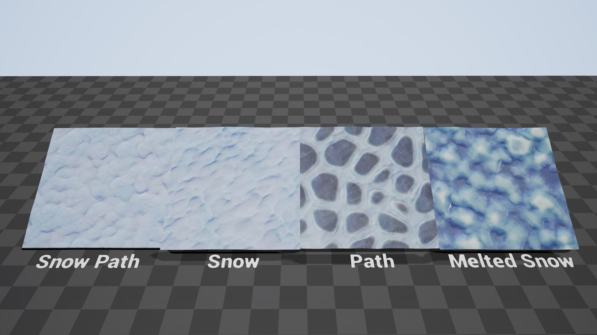 Stylized Fantasy Winter Landscape Material Pack in Materials - UE ...