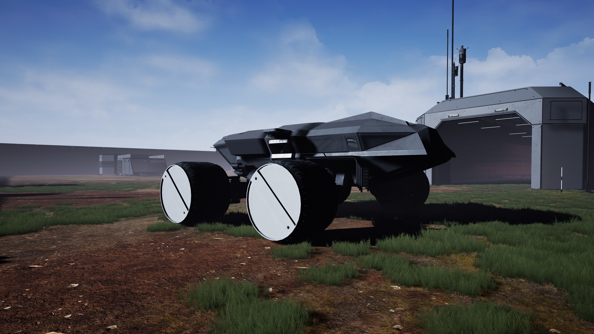 在蓝图创建的Drivable SciFi Rover - 虚幻引擎商城