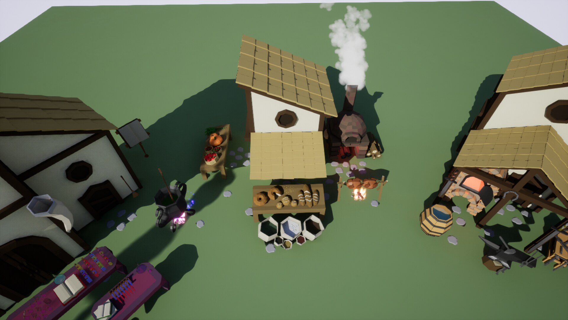 Low Poly Old Trade in Environments - UE Marketplace