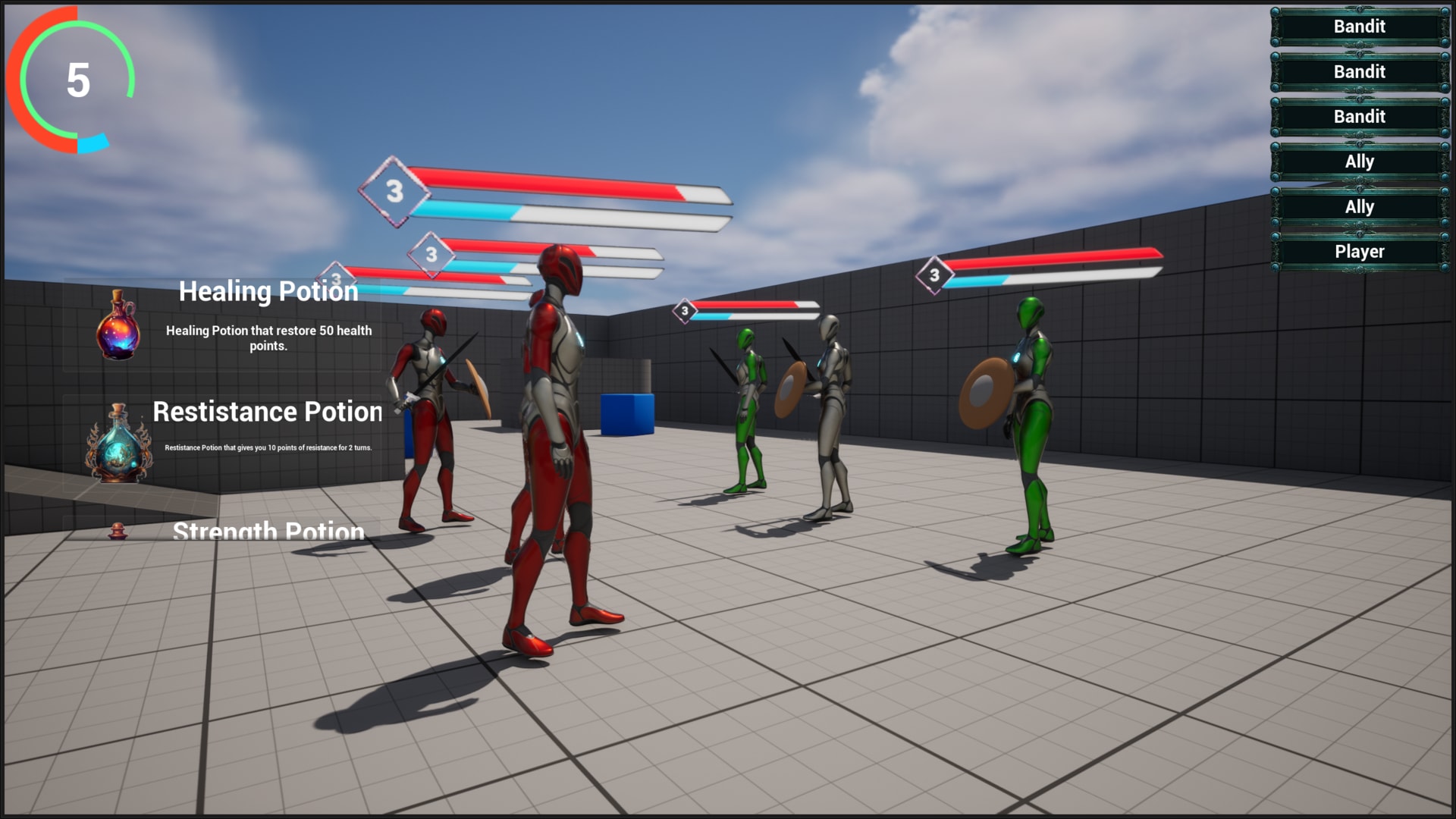 Turn Base Combat RPG in Blueprints - UE Marketplace