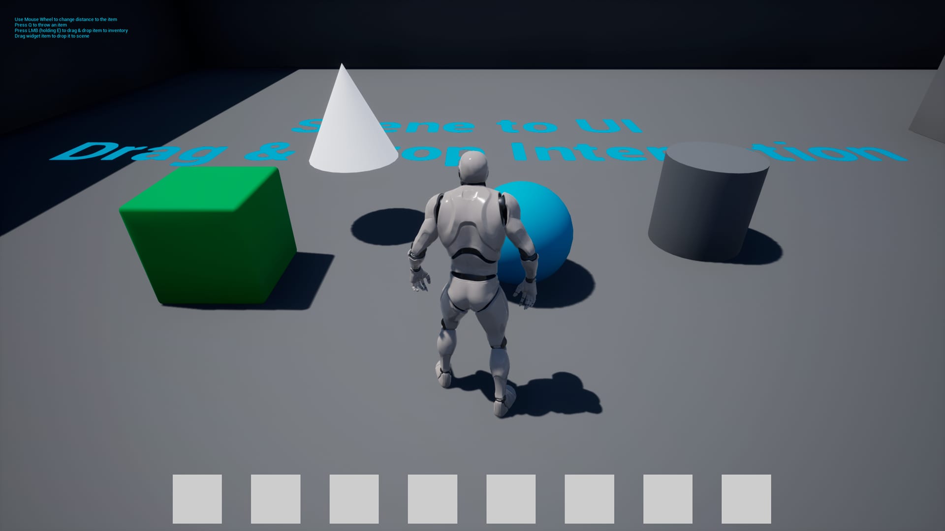 Scene To Ui Drag And Drop Interaction In Blueprints Ue Marketplace