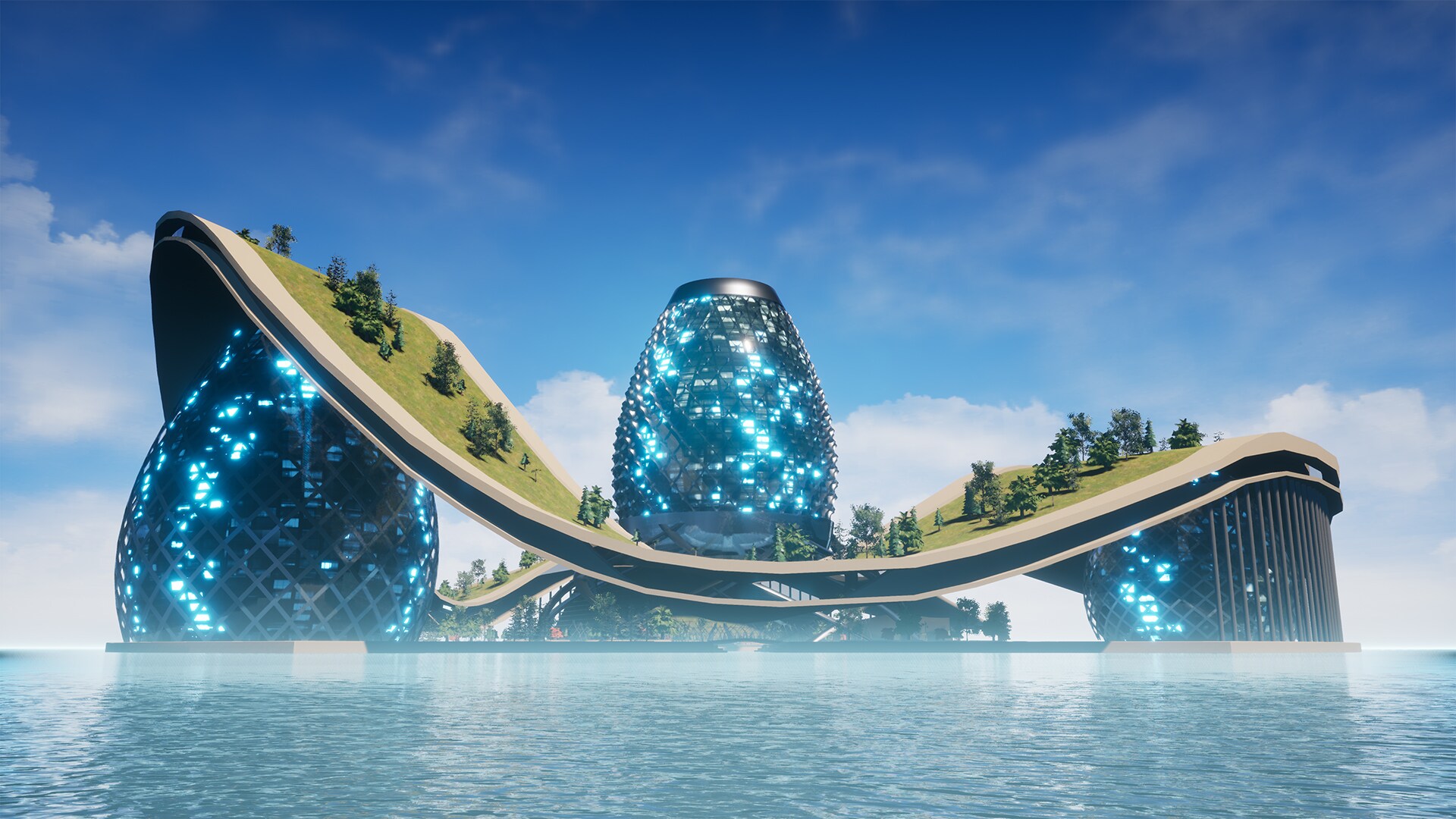 HydroPunk Meta Underwater World in Environments - UE Marketplace