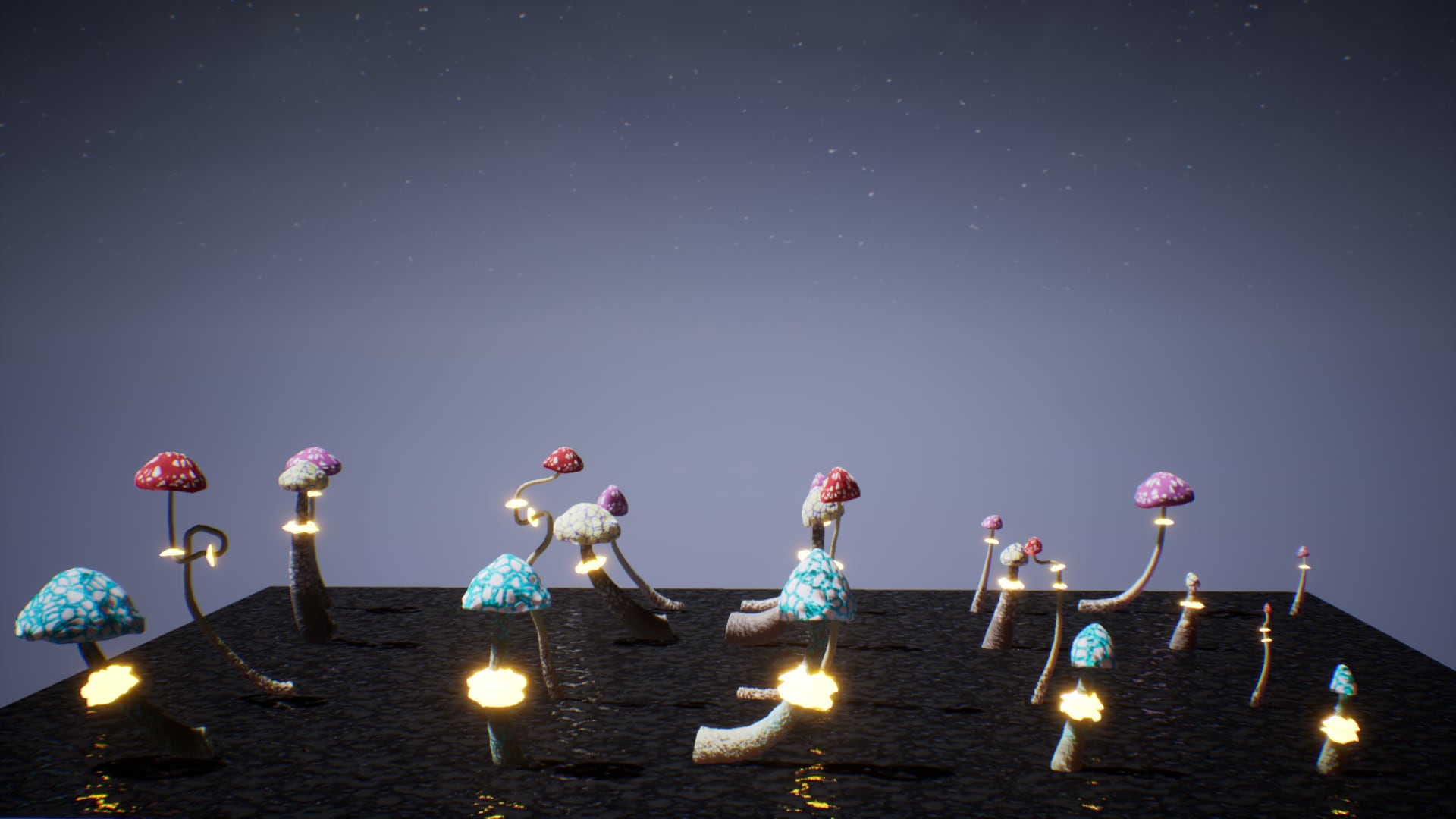 Magical Mushrooms in Props - UE Marketplace