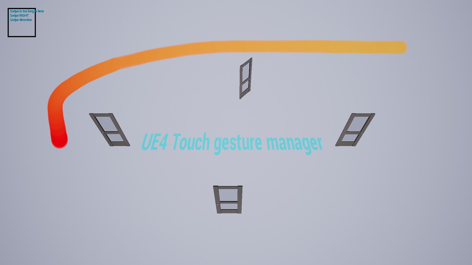 Mobile touches gesture manager in Blueprints - UE Marketplace