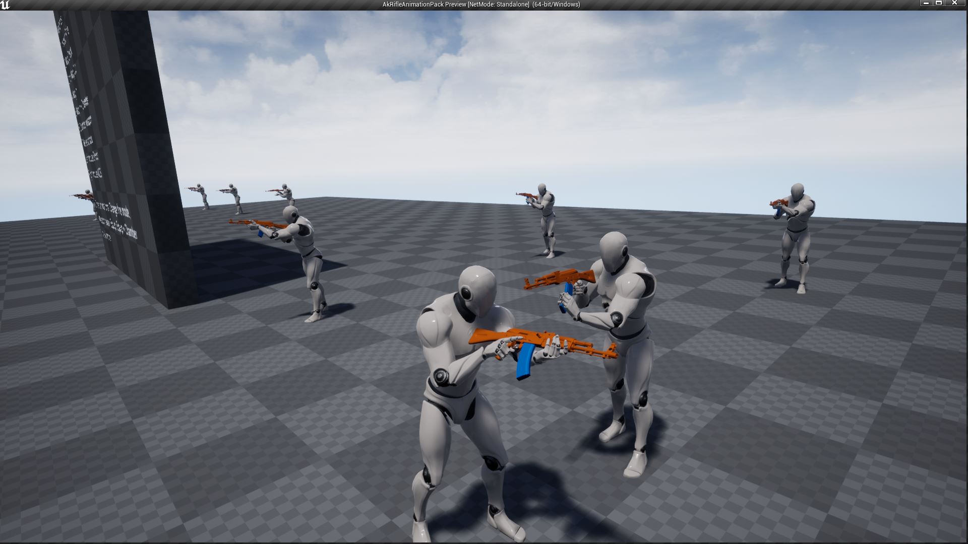 AK Rifle Character Animation Pack First & Third Person