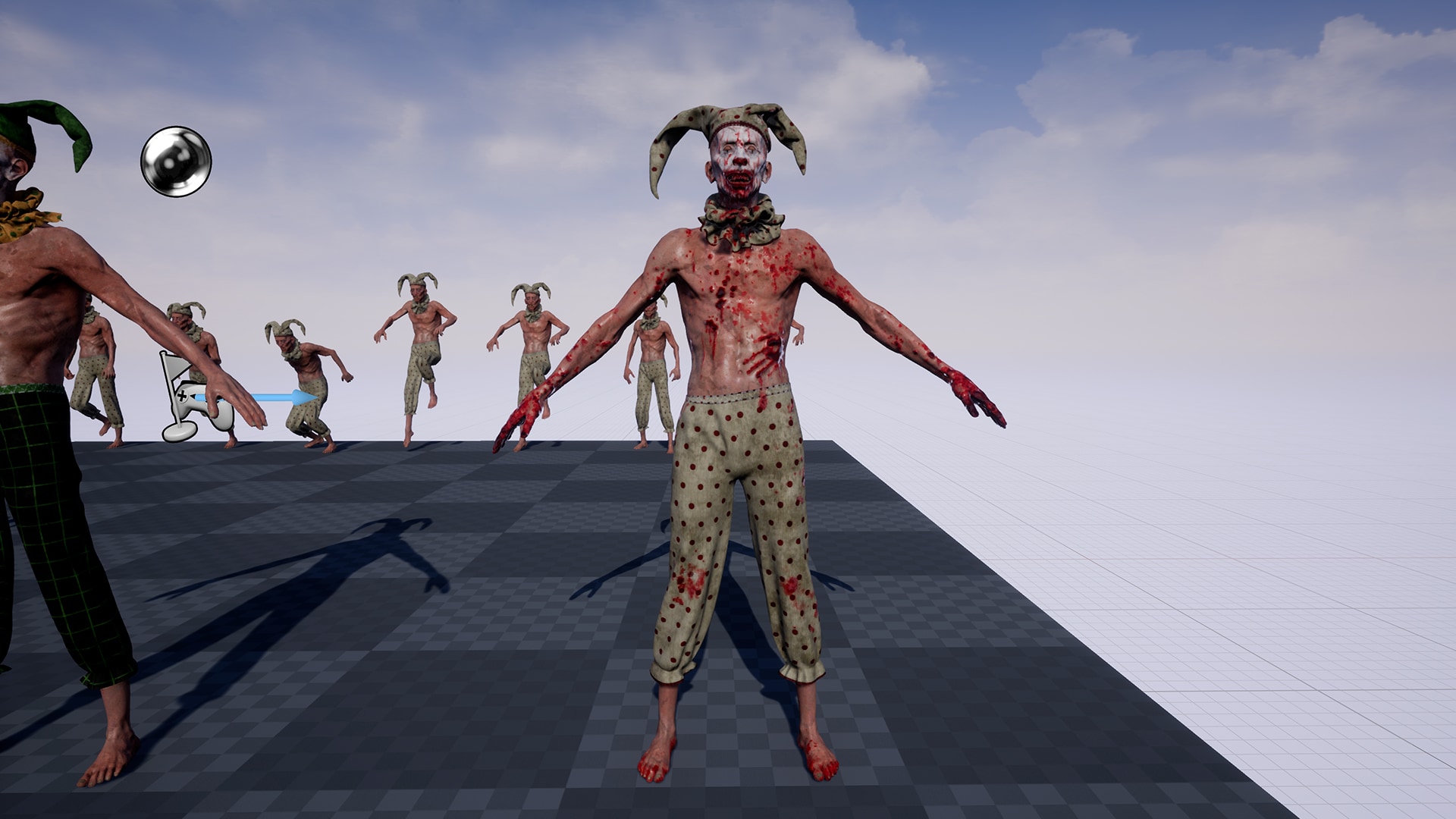 Scary Clown for horror in Characters - UE Marketplace