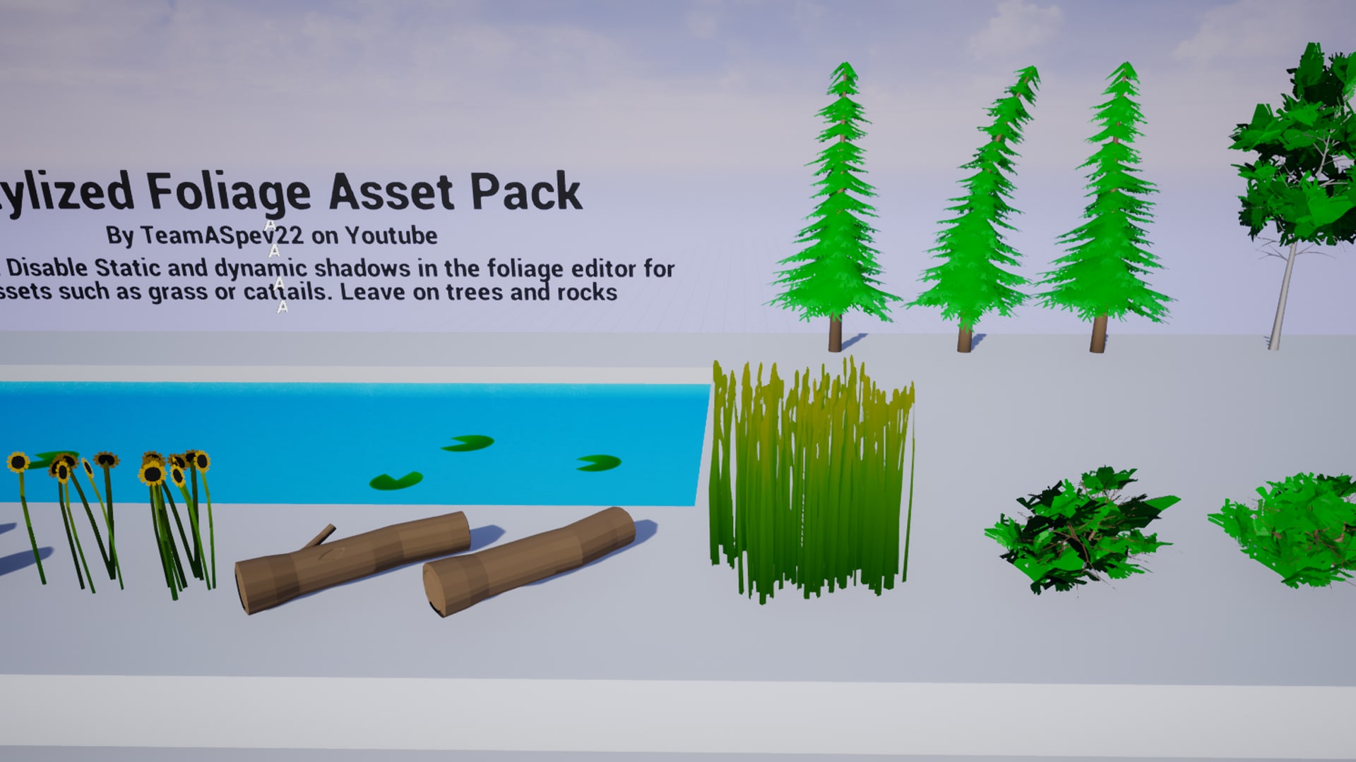 Stylized Foliage Asset Pack in Props - UE Marketplace