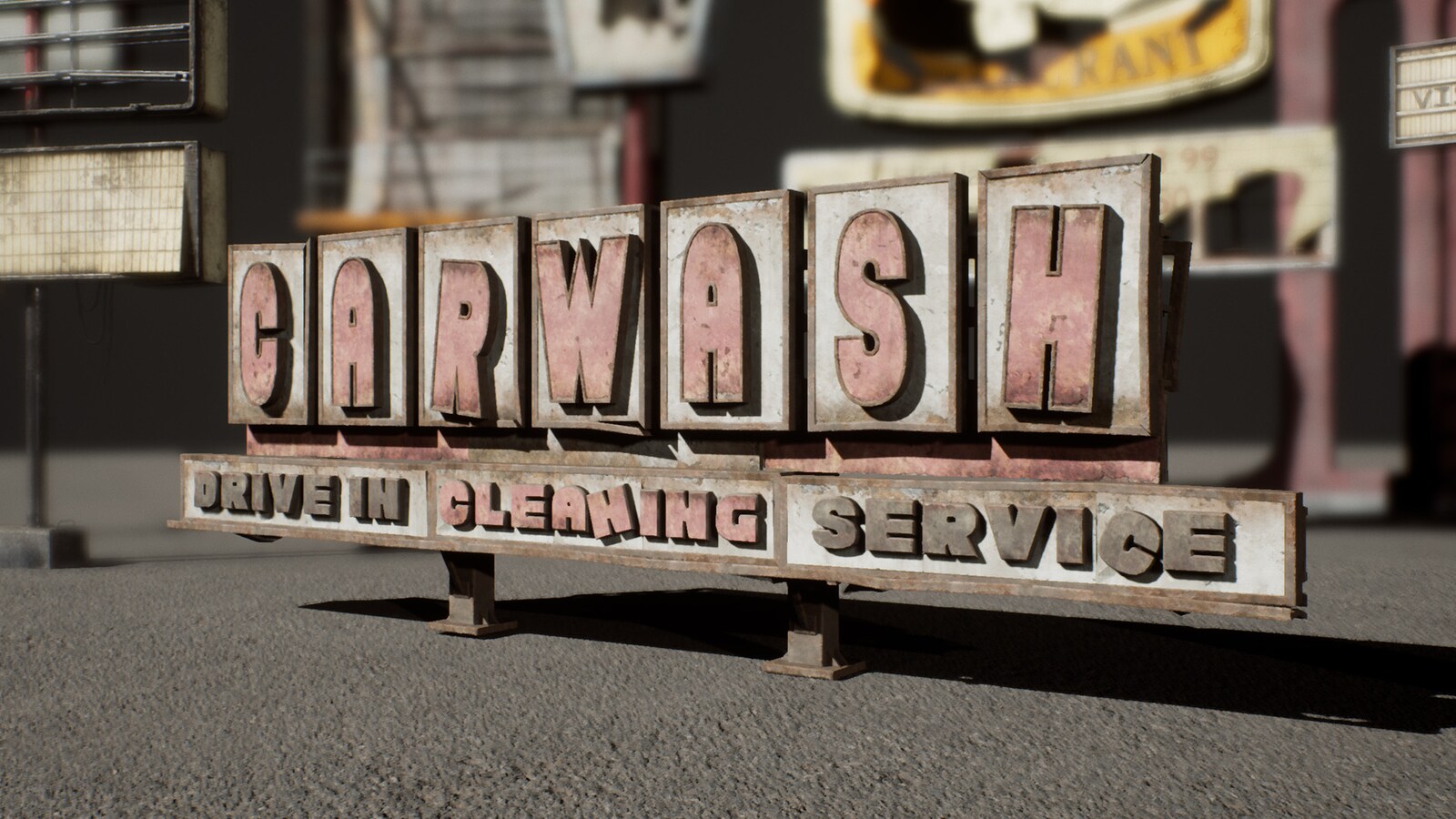 Post Apocalyptic Signs - VOL 1 in Props - UE Marketplace