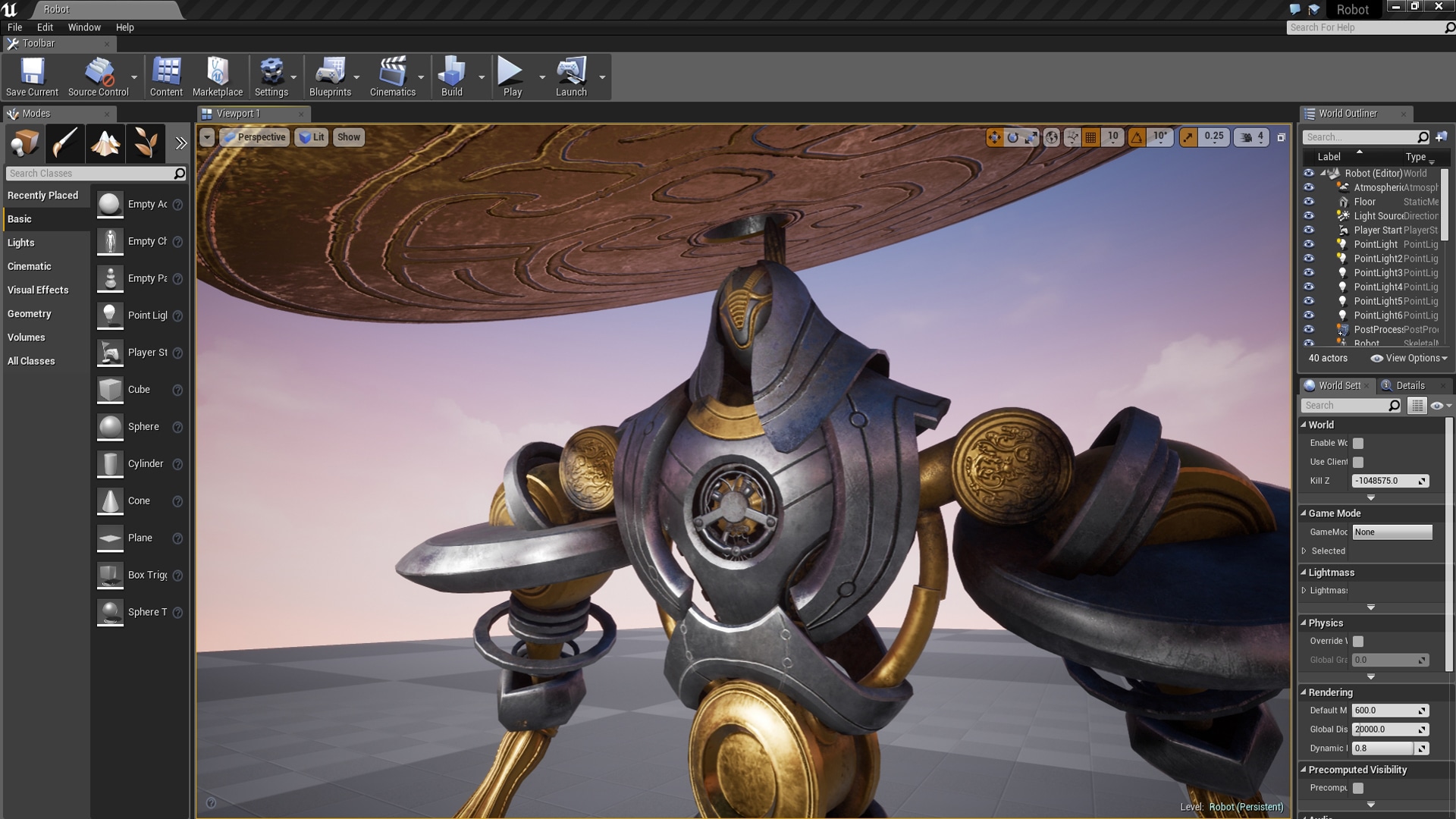 Robot in Characters - UE Marketplace