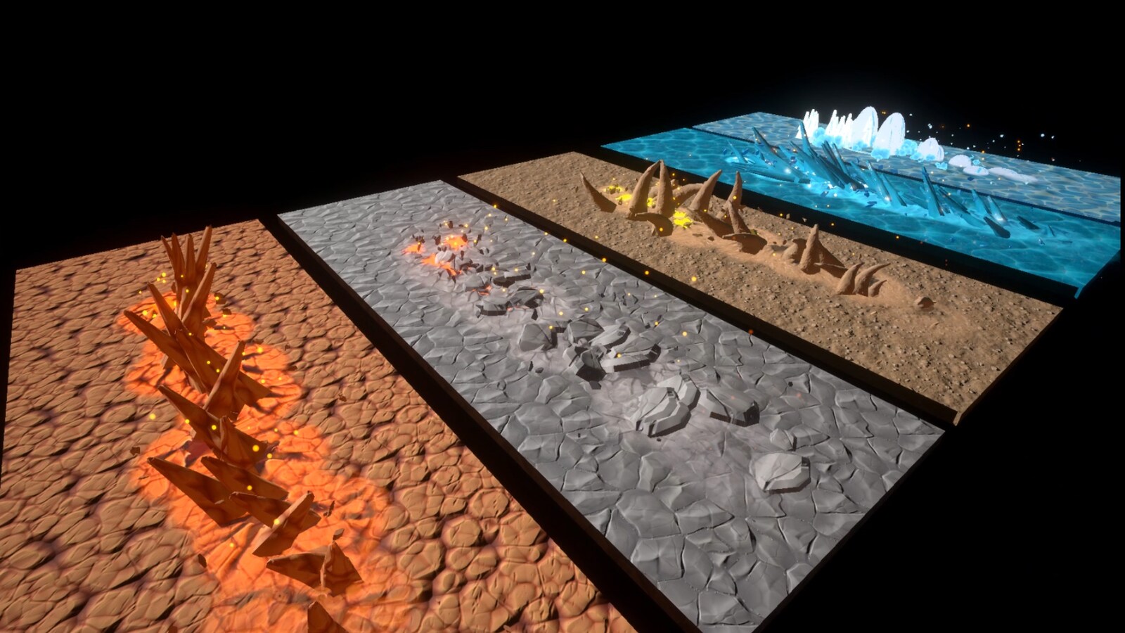 Ground Impact/Attack VFX Pack in Visual Effects - UE Marketplace