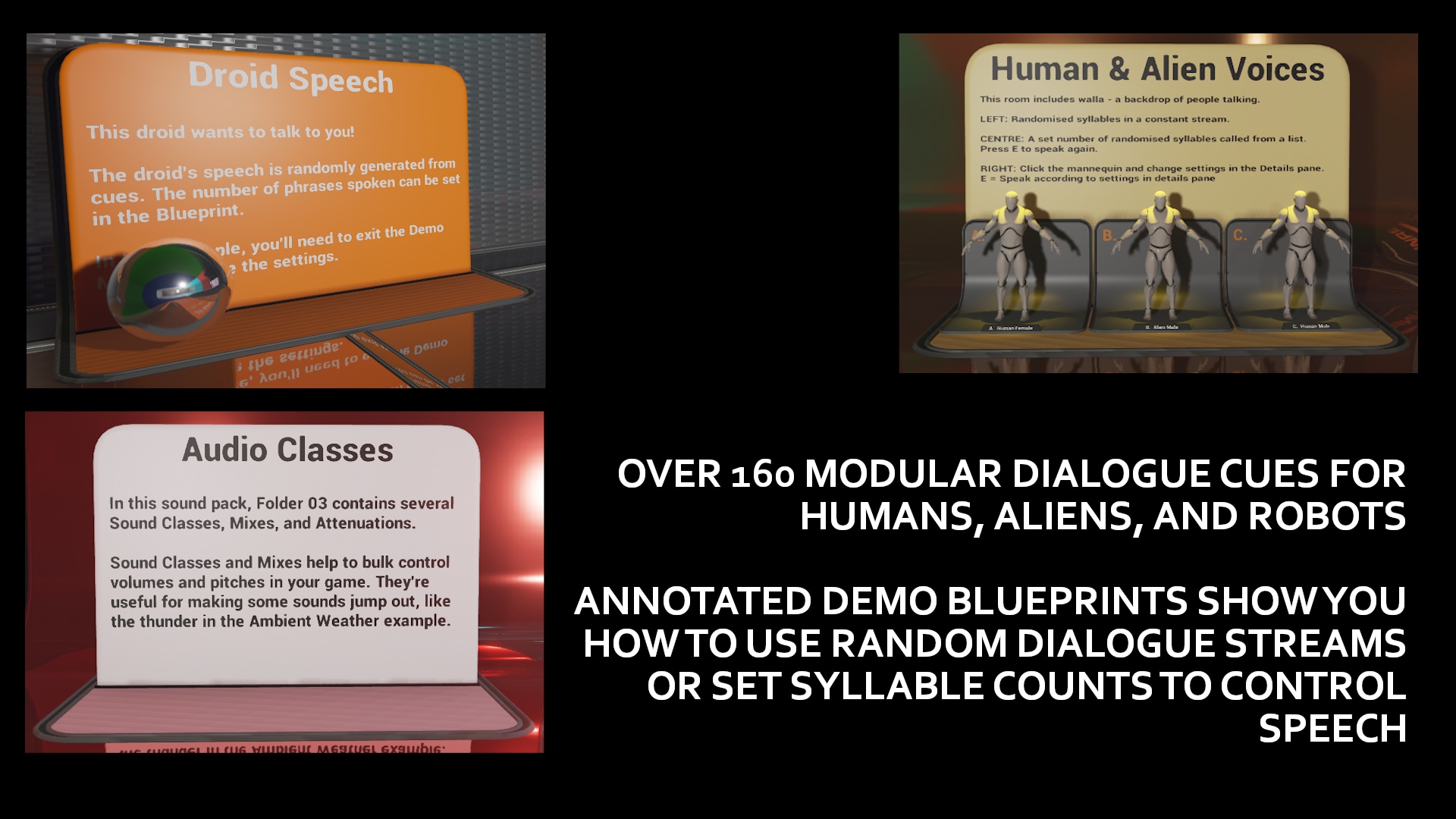 Cyberpunk Ambient and Dialogue Sound Pack in Sound Effects - UE Marketplace