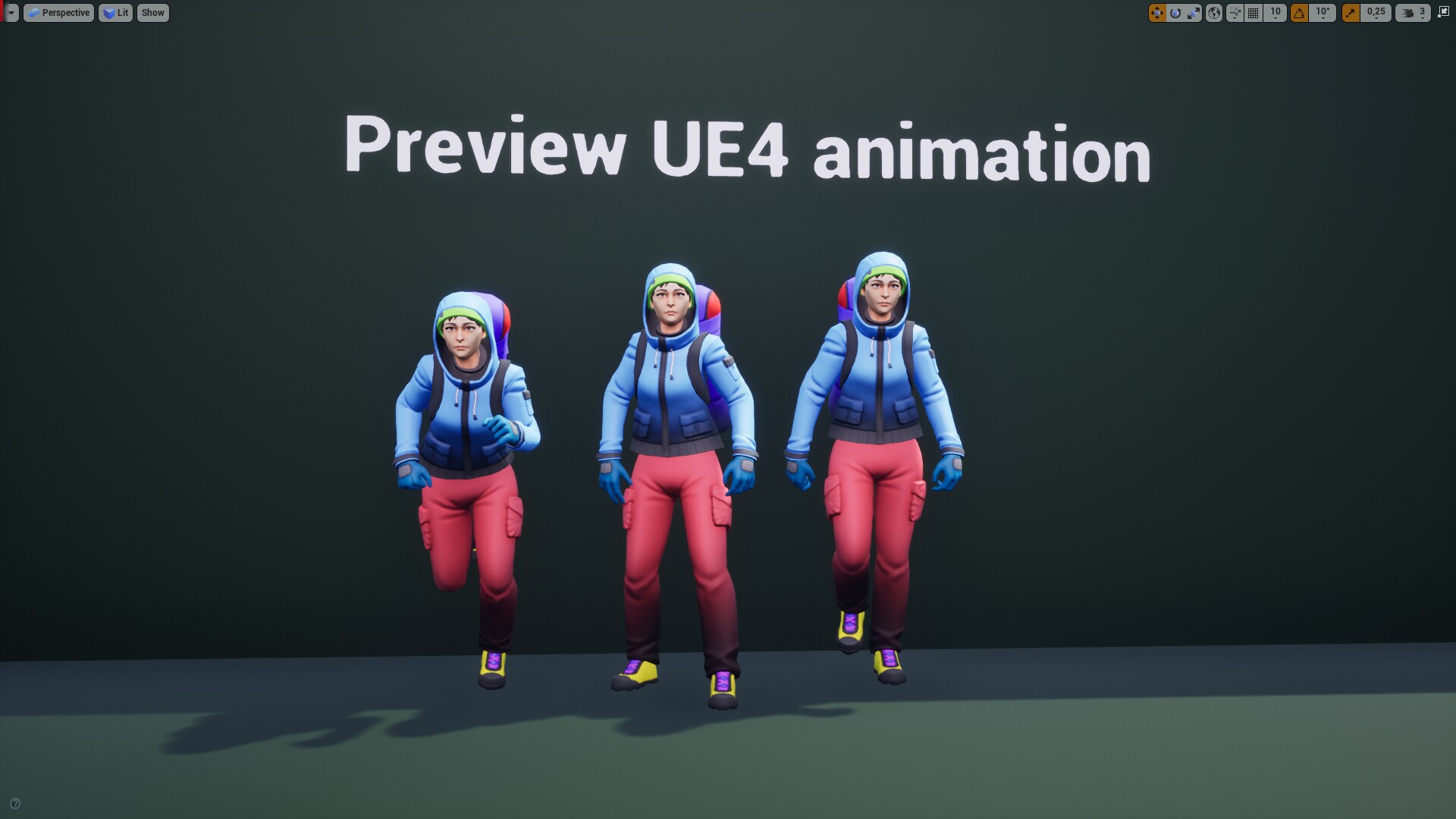 Modular Traveler in Characters - UE Marketplace