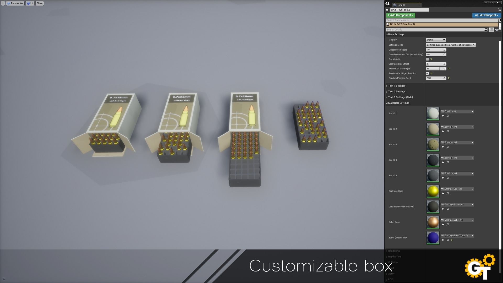 Low Poly Ammo Bullets Pack in Props - UE Marketplace