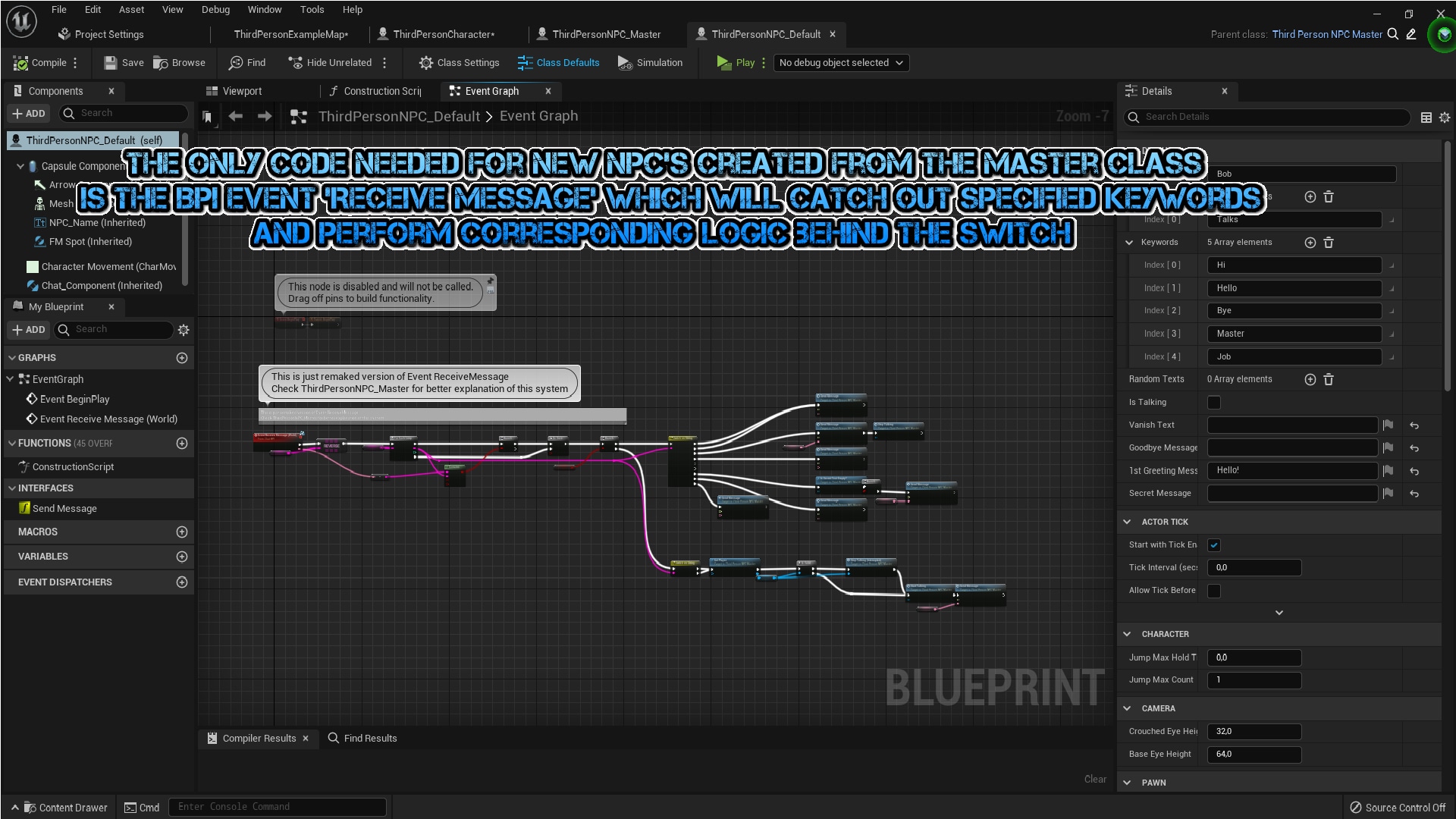 NPC Chat System in Blueprints - UE Marketplace