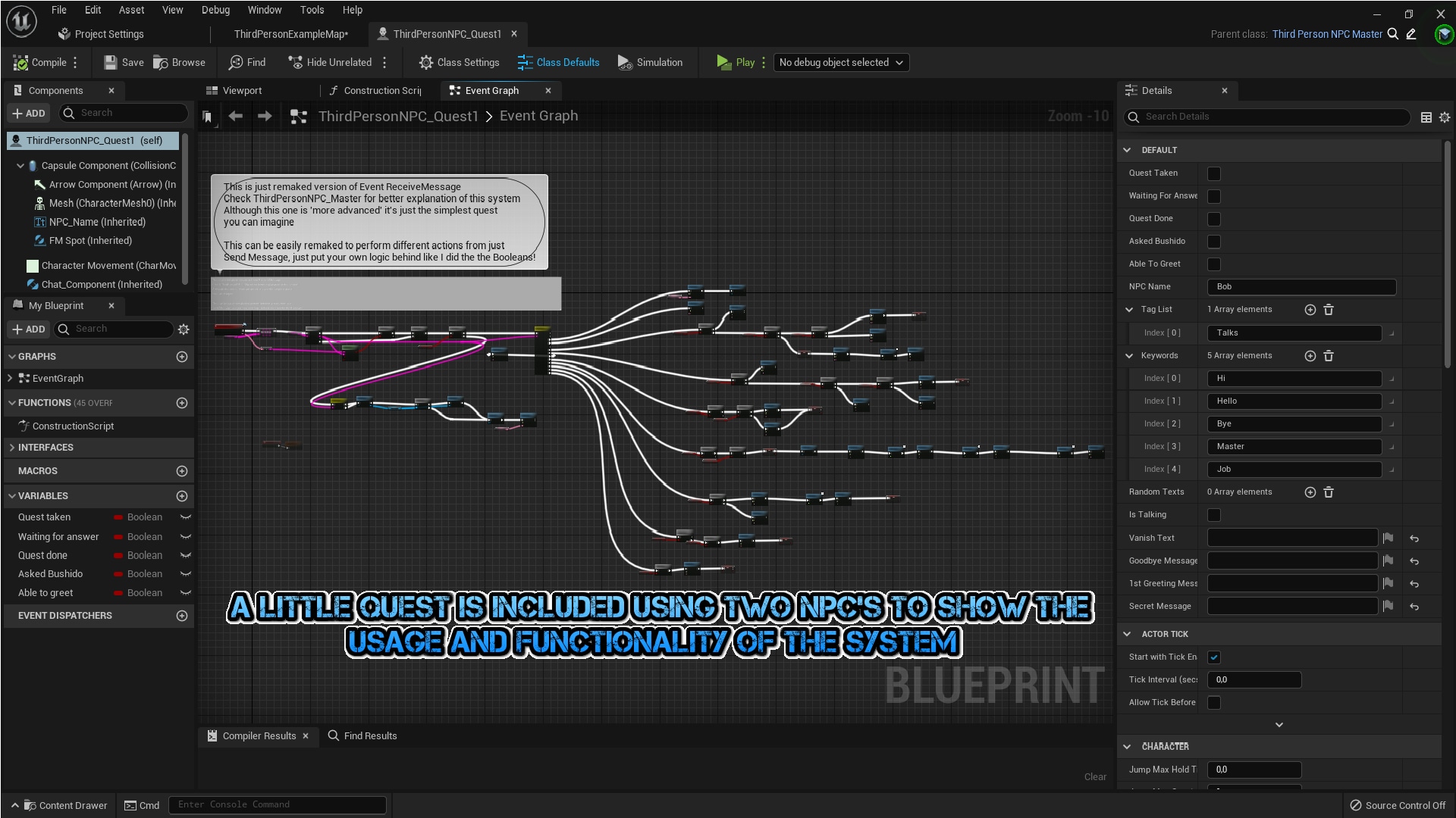 NPC Chat System in Blueprints - UE Marketplace