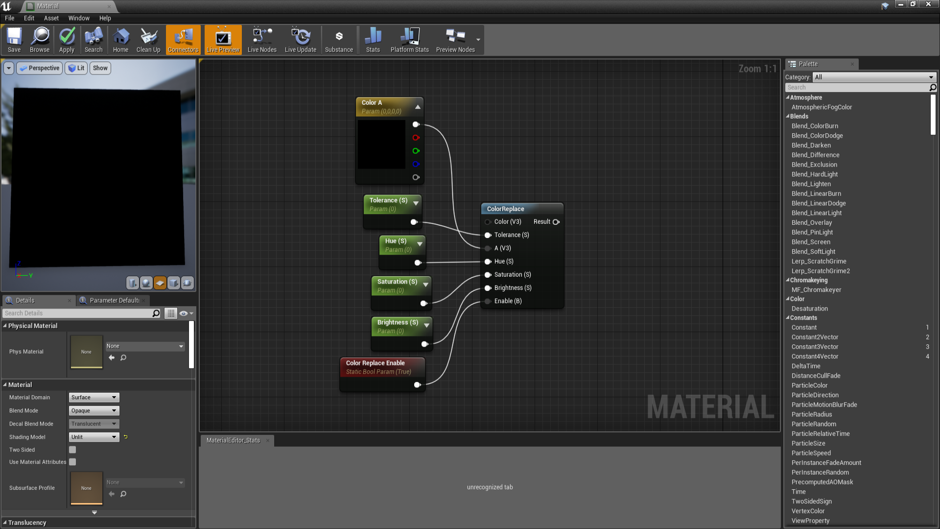 Material Toolkit, 카테고리 머티리얼 - UE 마켓플레이스