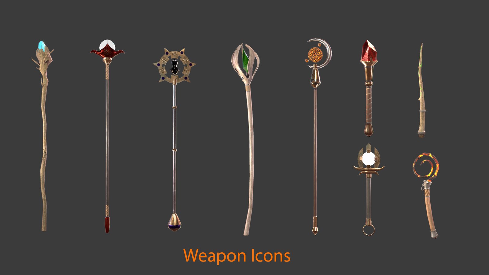 Fantasy Warlock Weapons in Weapons - UE Marketplace