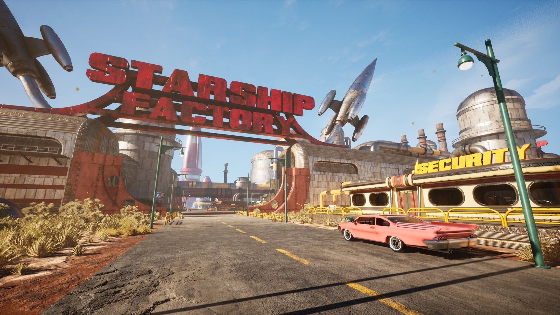 Atompunk Rocket Factory in Environments - UE Marketplace