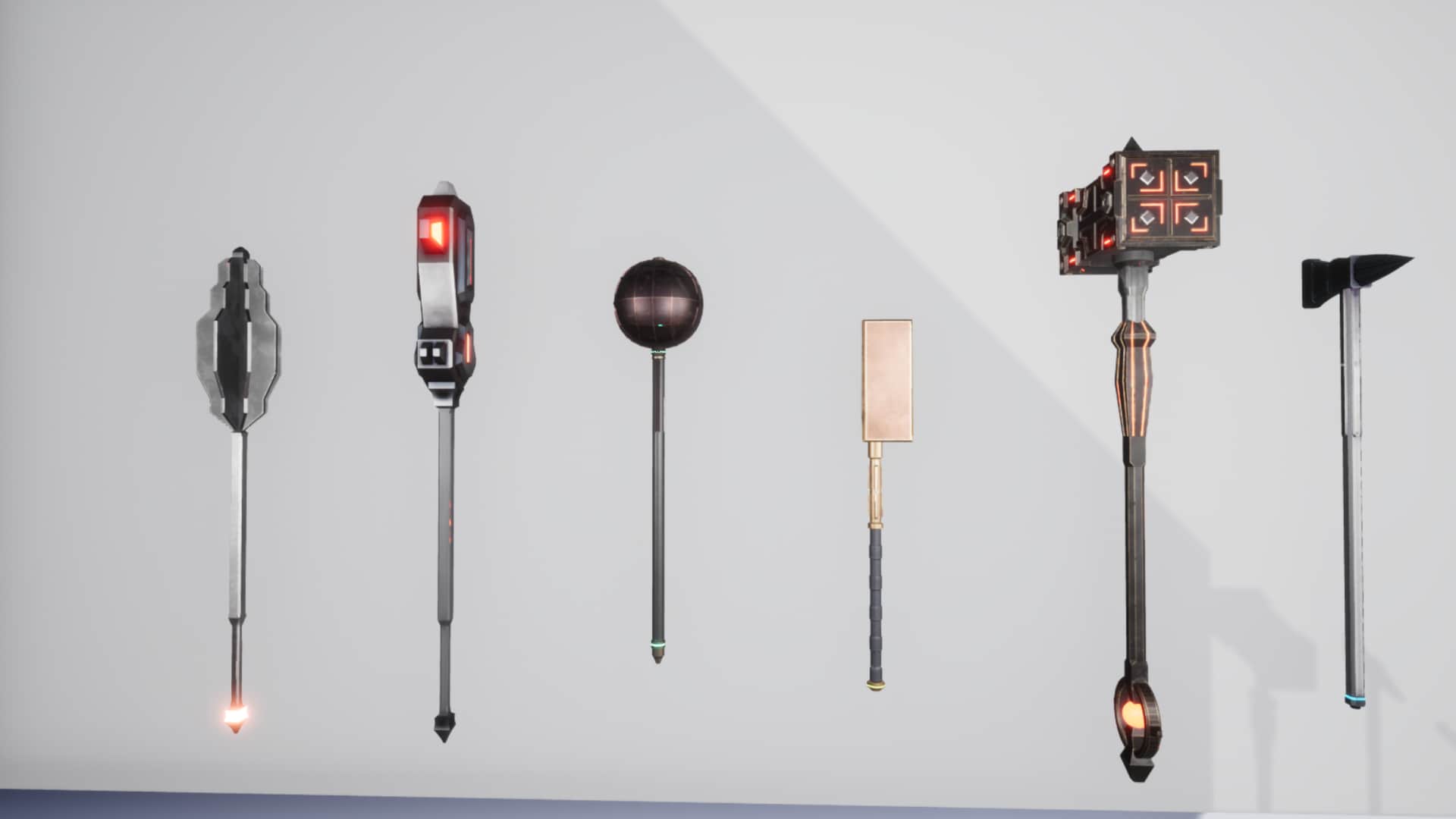 SCI-FI Blunt Melee Weapon in Weapons - UE Marketplace