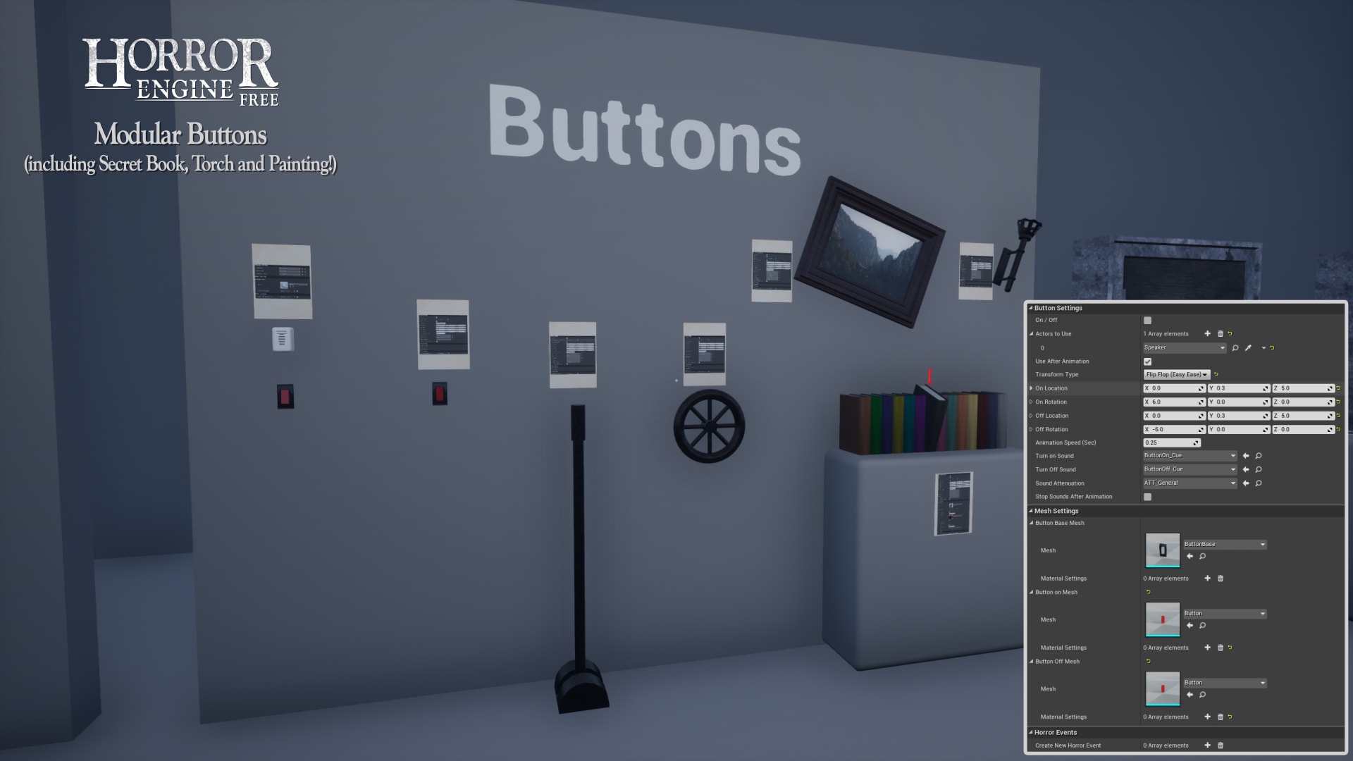 Horror Engine in Blueprints - UE Marketplace