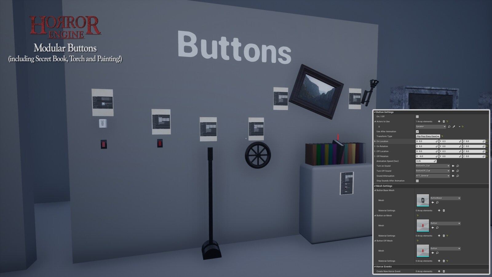 Horror Engine in Blueprints - UE Marketplace