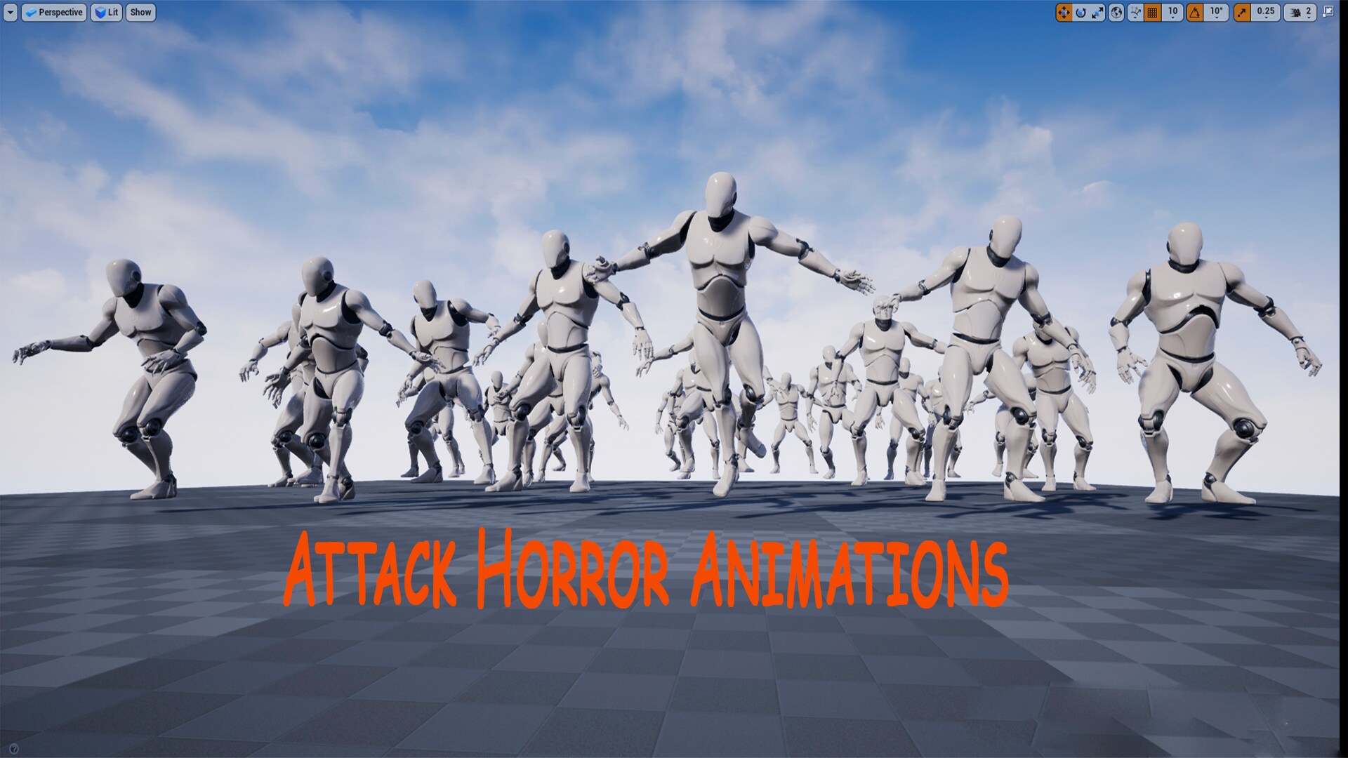Attack Horror Animations in Animations - UE Marketplace