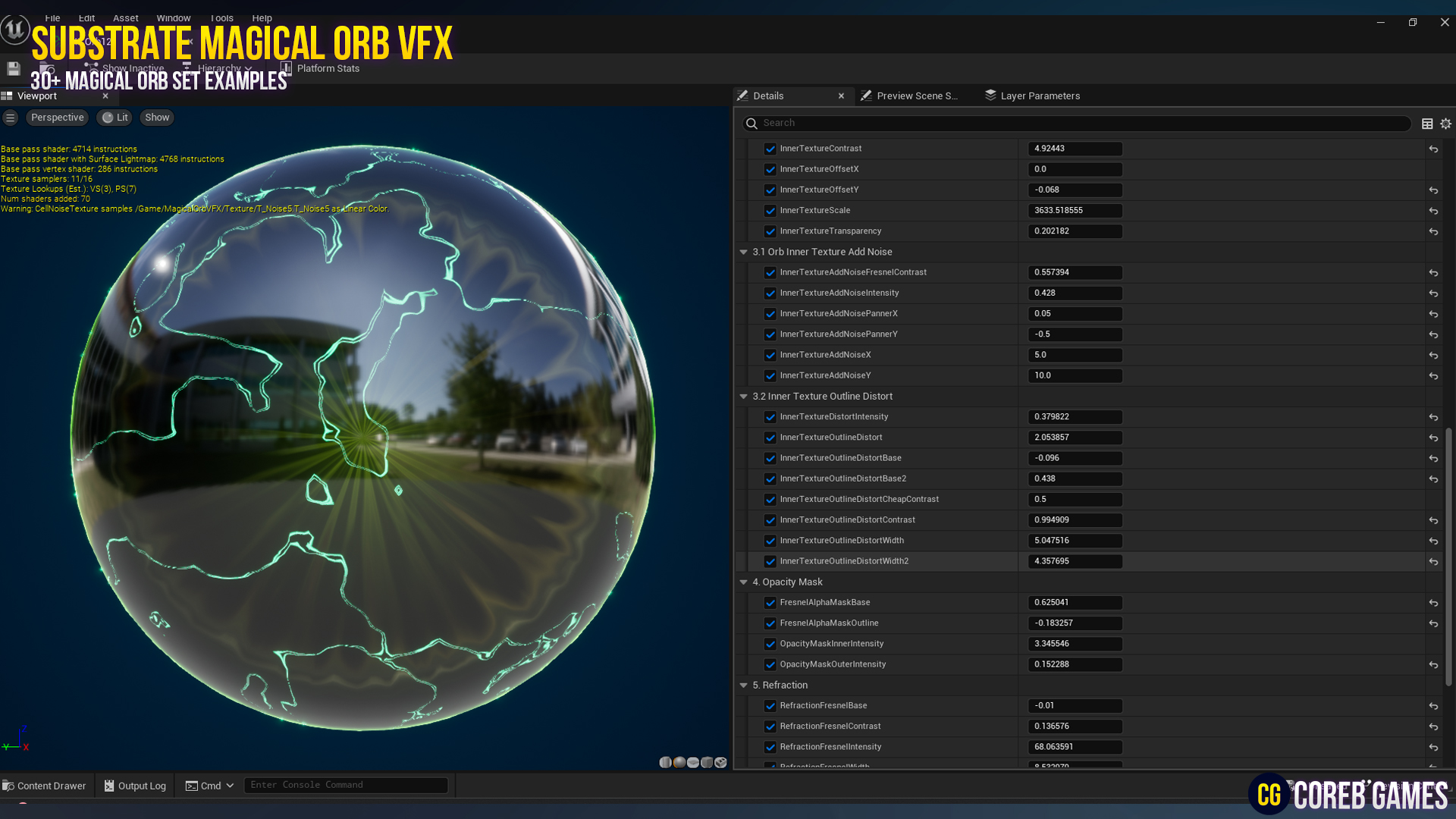 Substrate Magical Orb VFX Pack