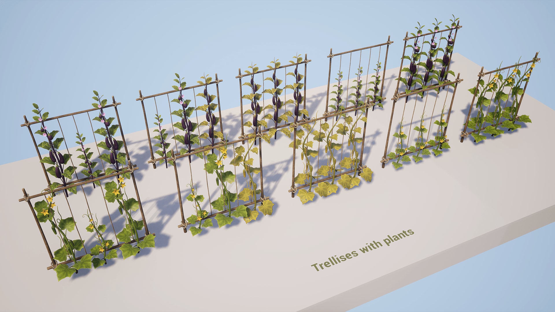 Growing Plants Unreal Engine Asset
