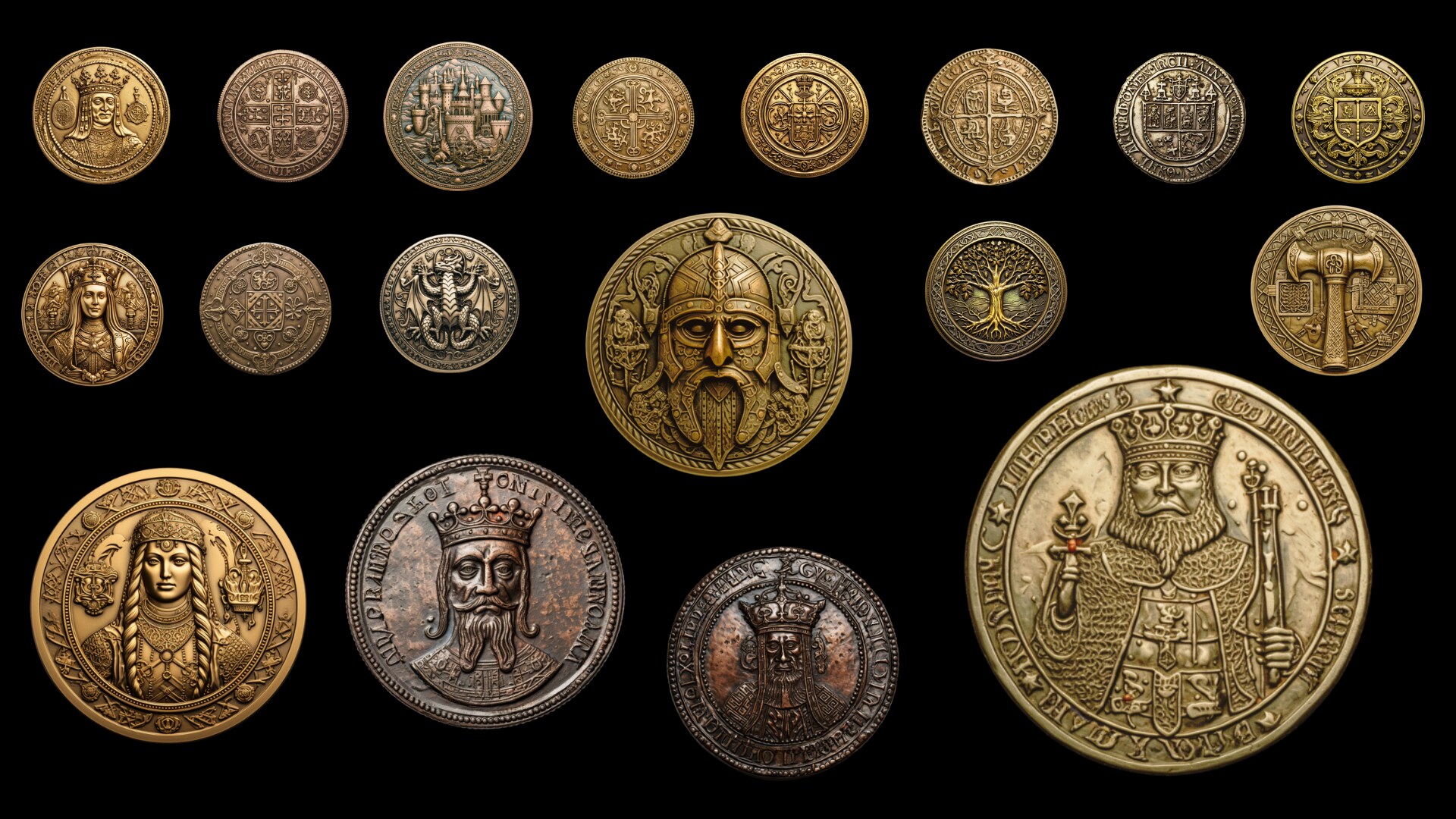 Coins - Icons：2Dアセット - UE マーケットプレイス