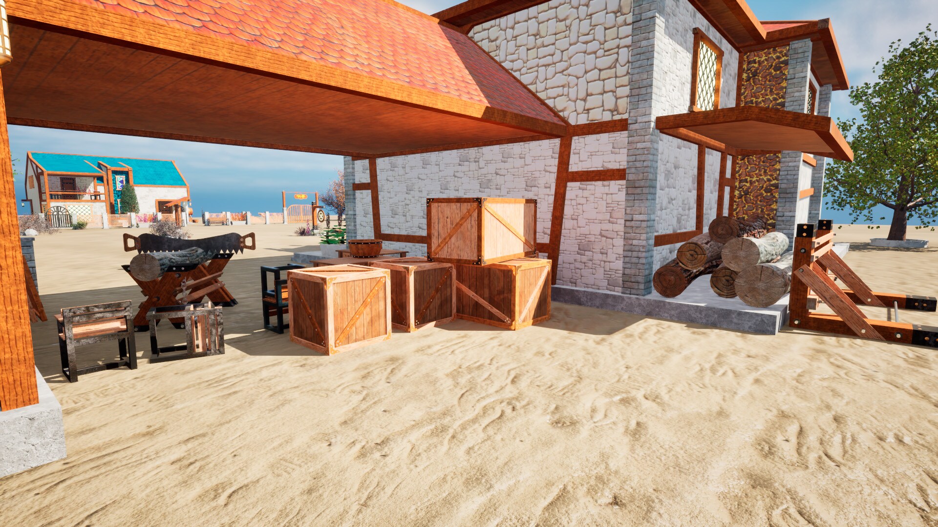 在道具创建的Game exterior asset pack vol. 2 - 虚幻引擎商城