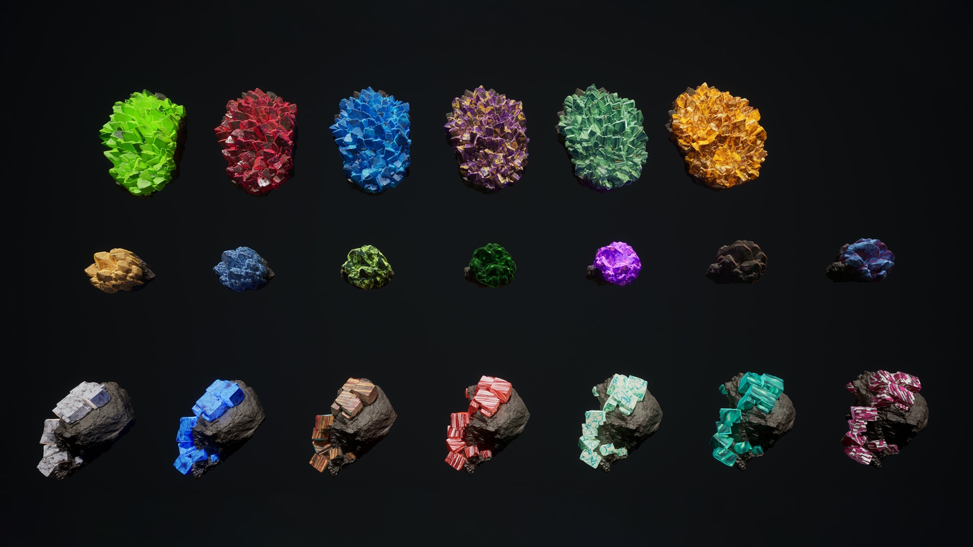 All Crystals in Materials - UE Marketplace