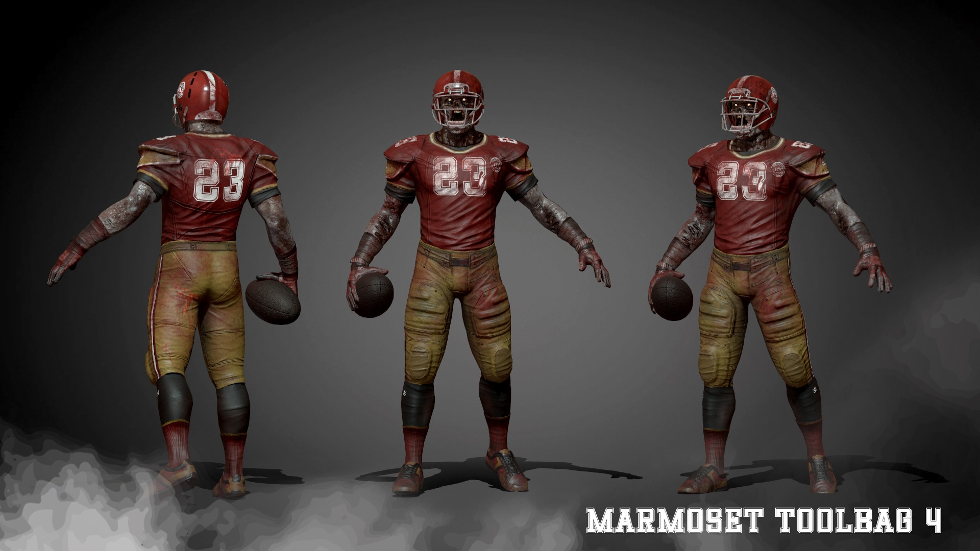 Football player 2in1 modular in Characters - UE Marketplace