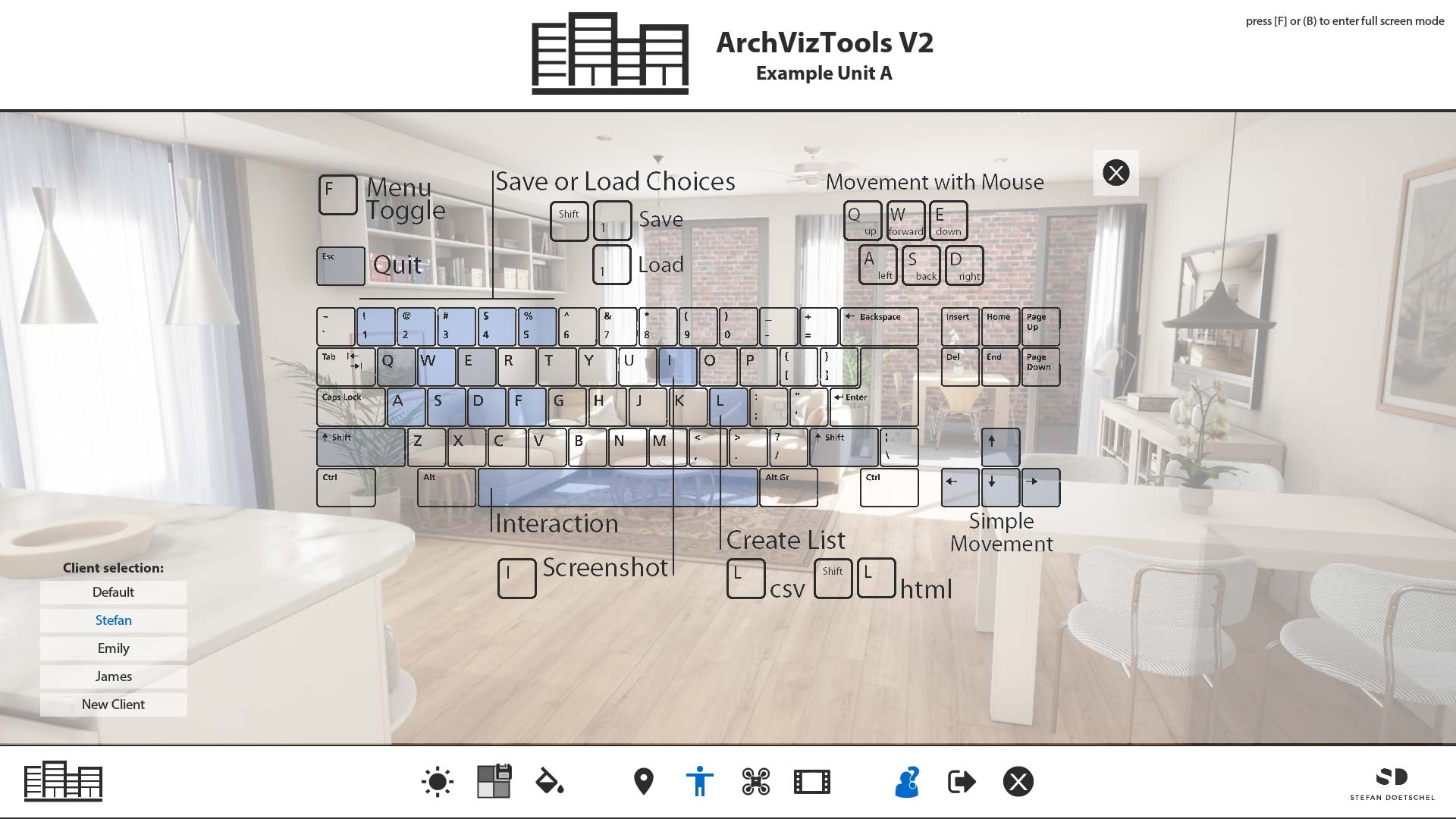 Archviz Interactive Ui And Tools In Architectural Visualization Ue Marketplace