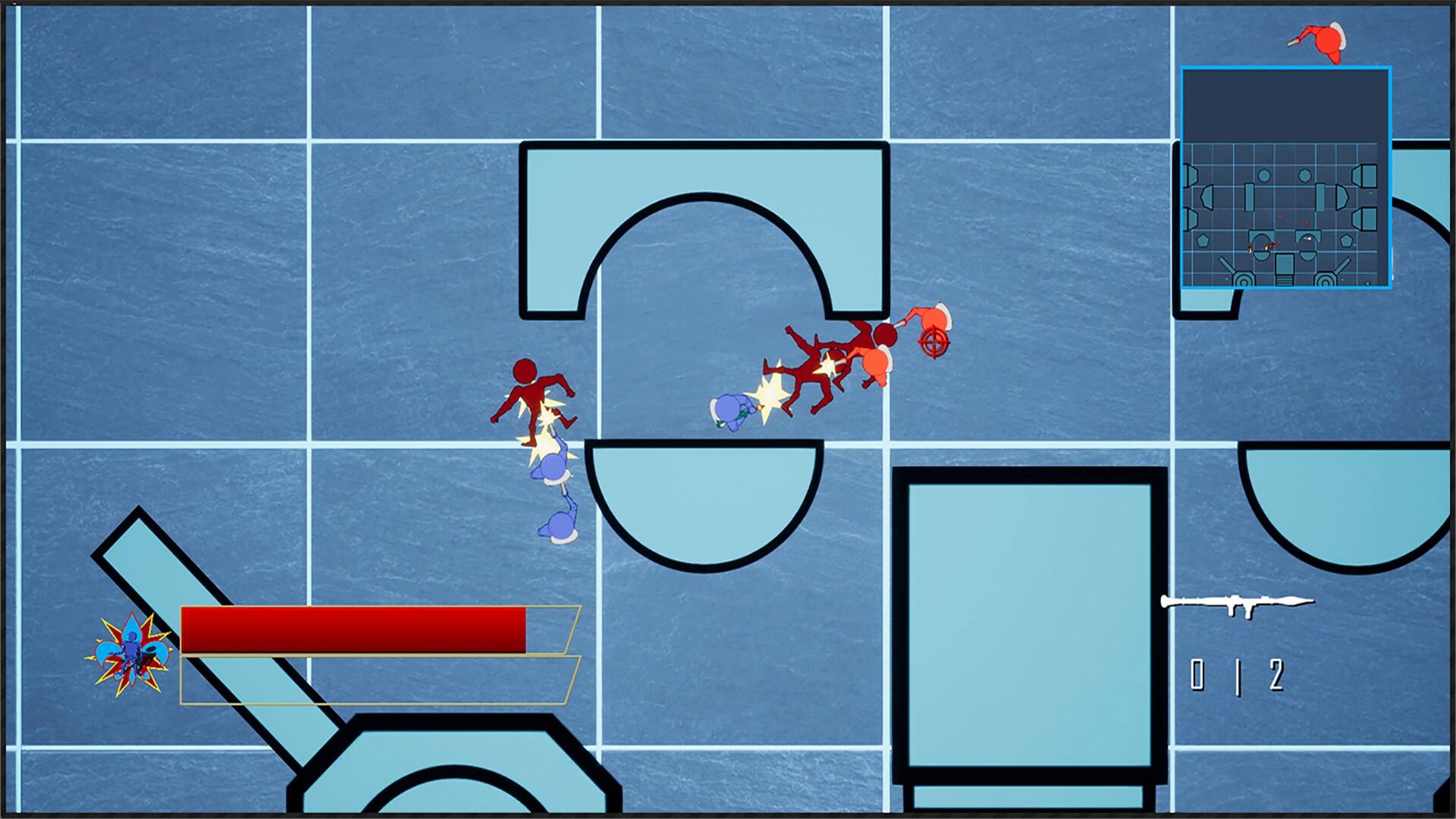 Multiplayer 2D Top Down Shooter Template, 카테고리 블루프린트 - UE 마켓플레이스