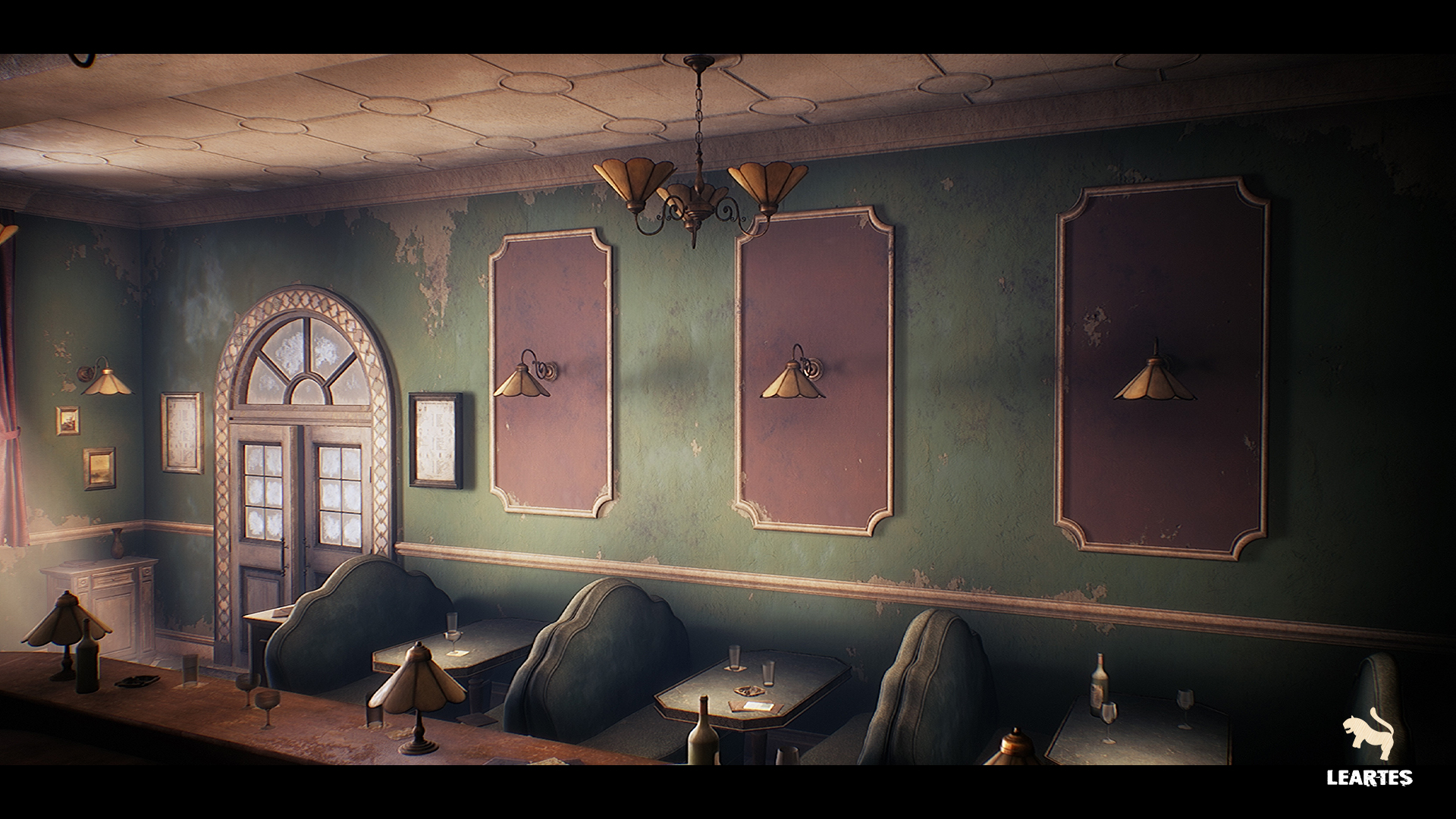 Vintage Bar Interior Environment + ULAT