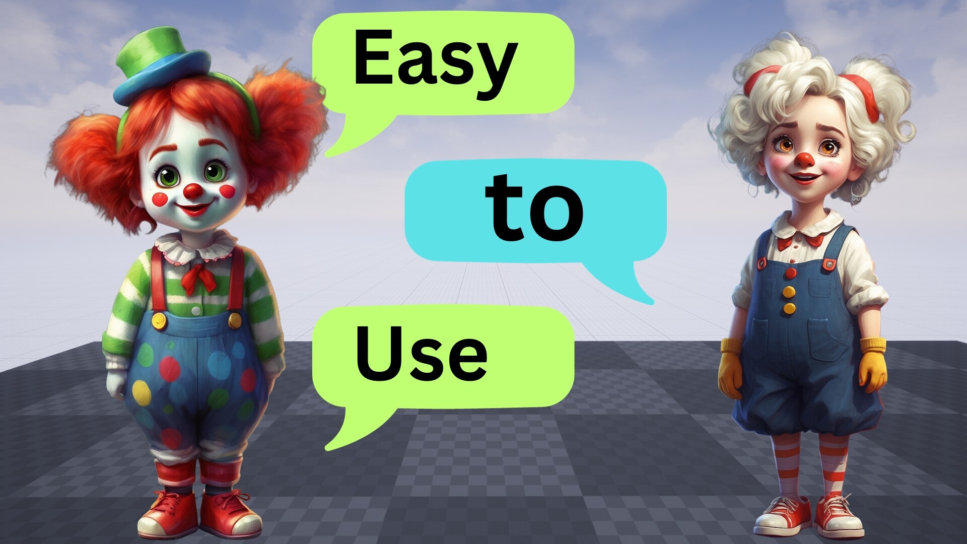 [Clown] UI Characters - 60 in 2D Assets - UE Marketplace