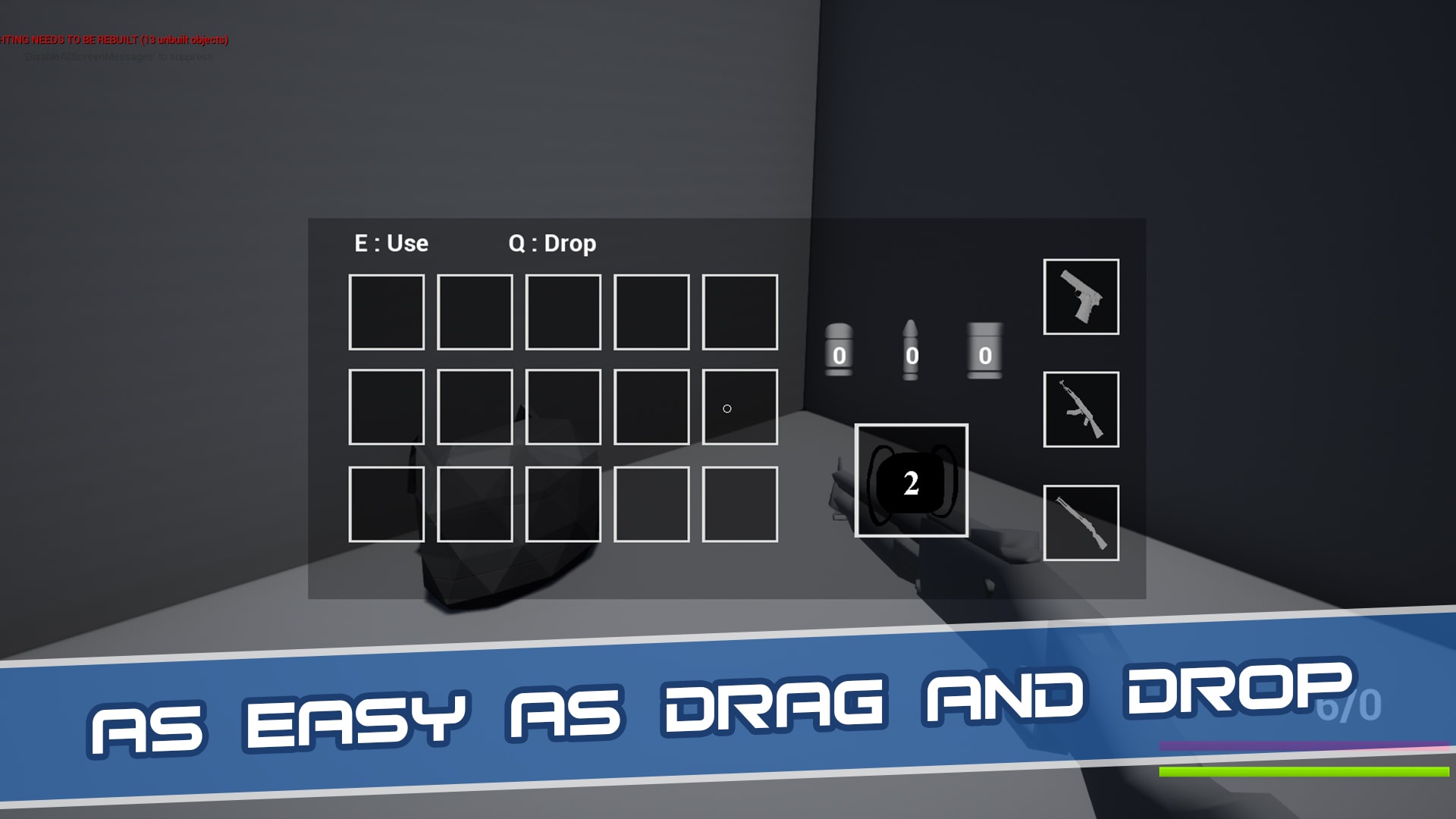 FPS Weapons and Inventory System - RHIJZY in Blueprints - UE Marketplace