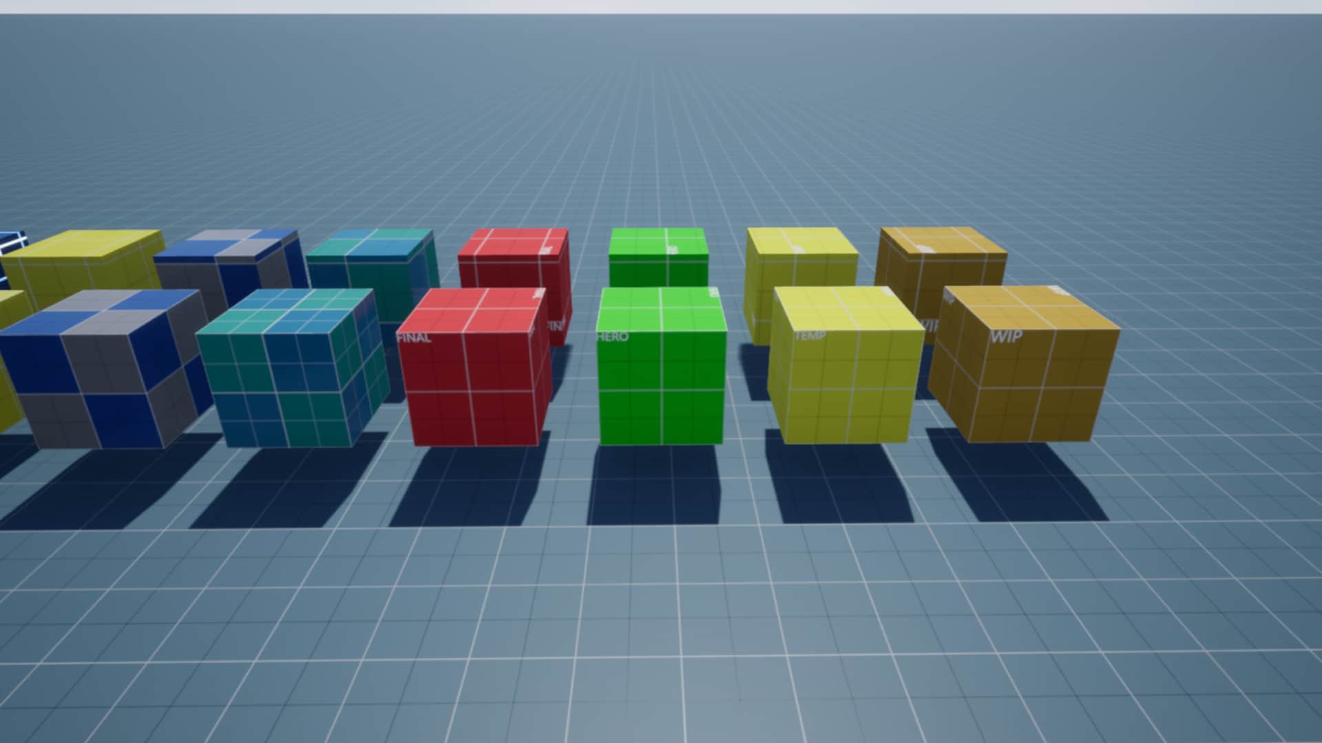 Prototype Grid Materials in Materials - UE Marketplace