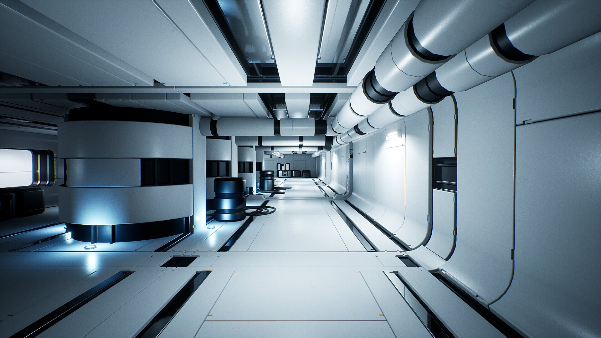 Modular Sci-Fi Interior Bundle in Environments - UE Marketplace Modular Sci-Fi Interior Bundle in Environments - UE Marketplace