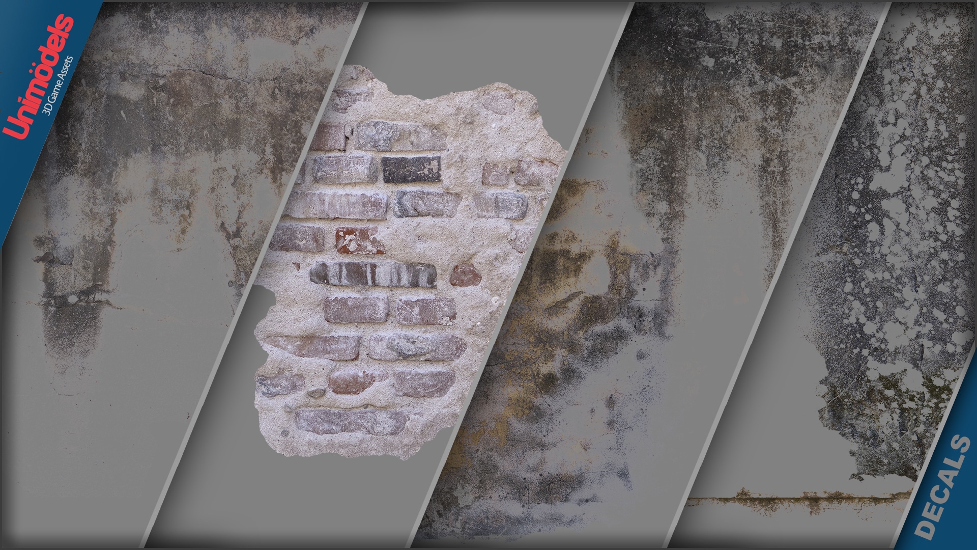 Decals of Stains Cracks and Plaster for Walls and Floors Vol. 3, 카테고리 ...