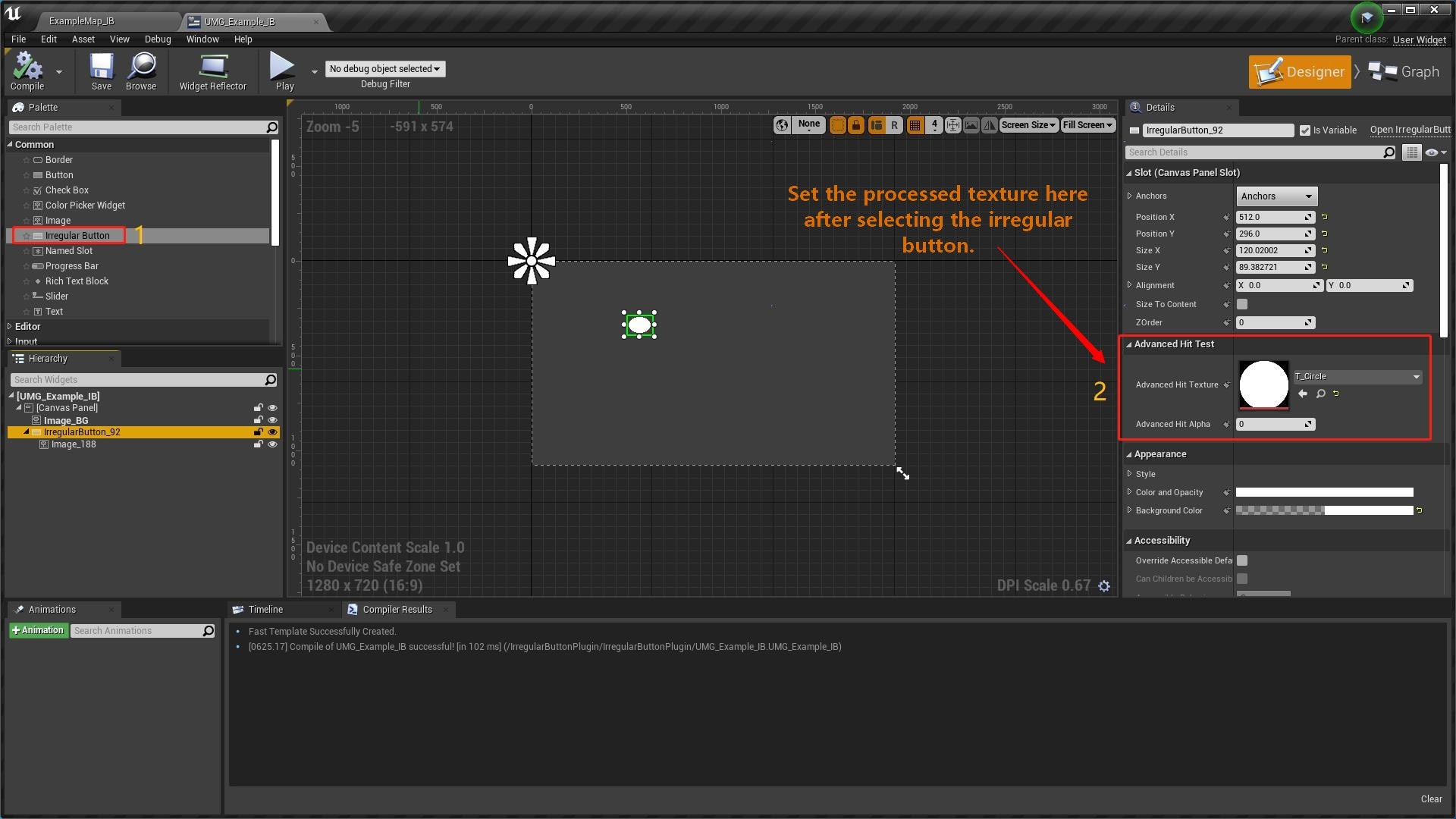 Widget Irregular Button in Code Plugins - UE Marketplace