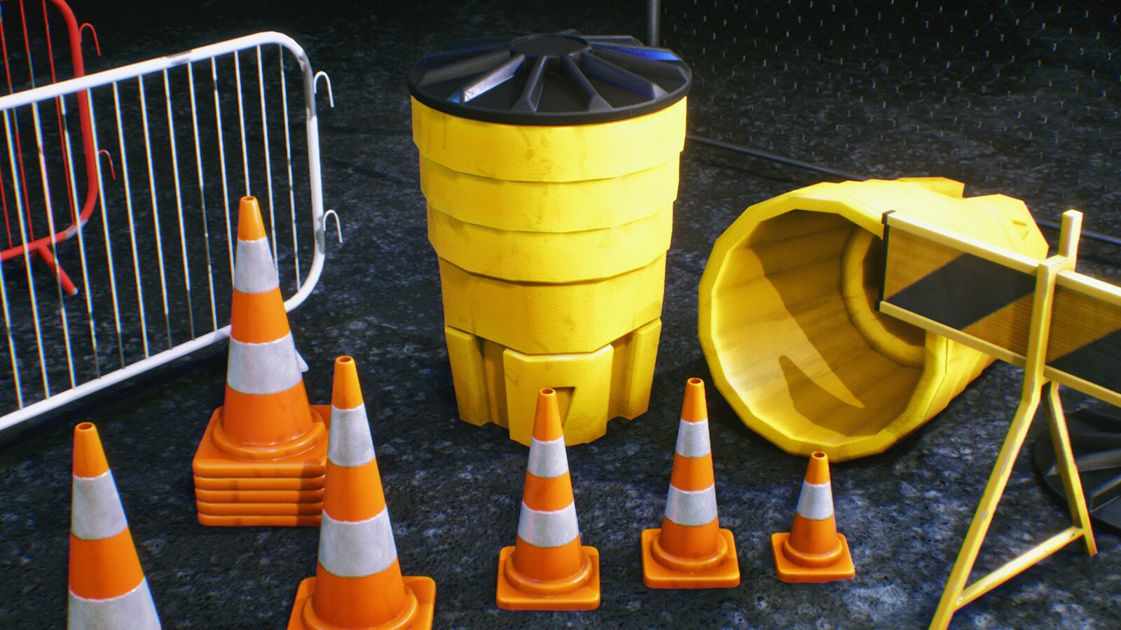 Traffic Props VOL. 1 in Props - UE Marketplace