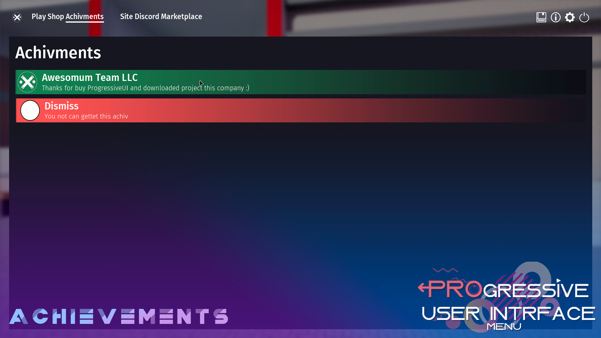 Progressive UI in Blueprints - UE Marketplace