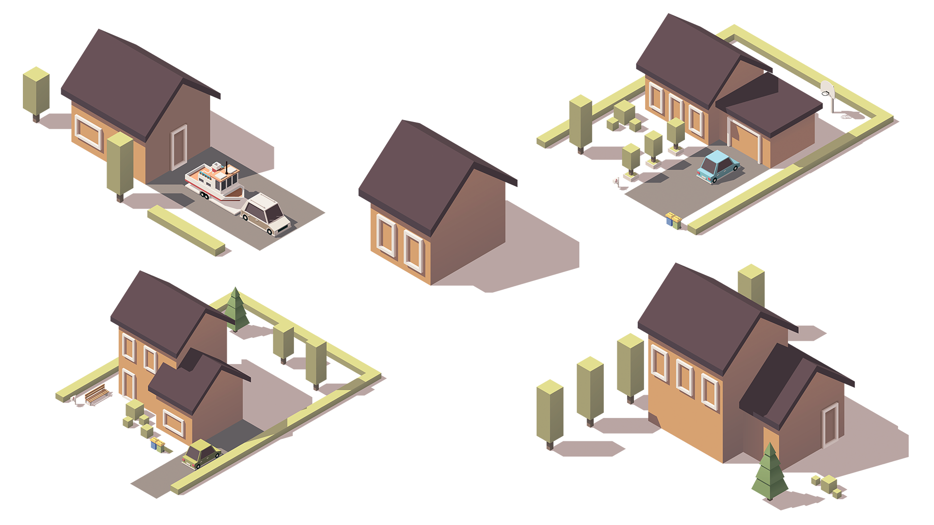 Paper2D Isometric Buildings Part 1 in 2D Assets - UE Marketplace