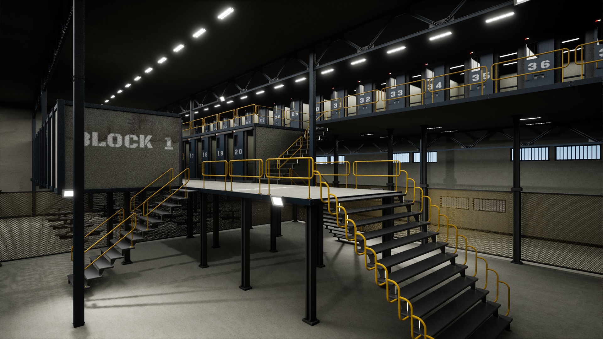 Modular Prison Pack：環境 - UE マーケットプレイス