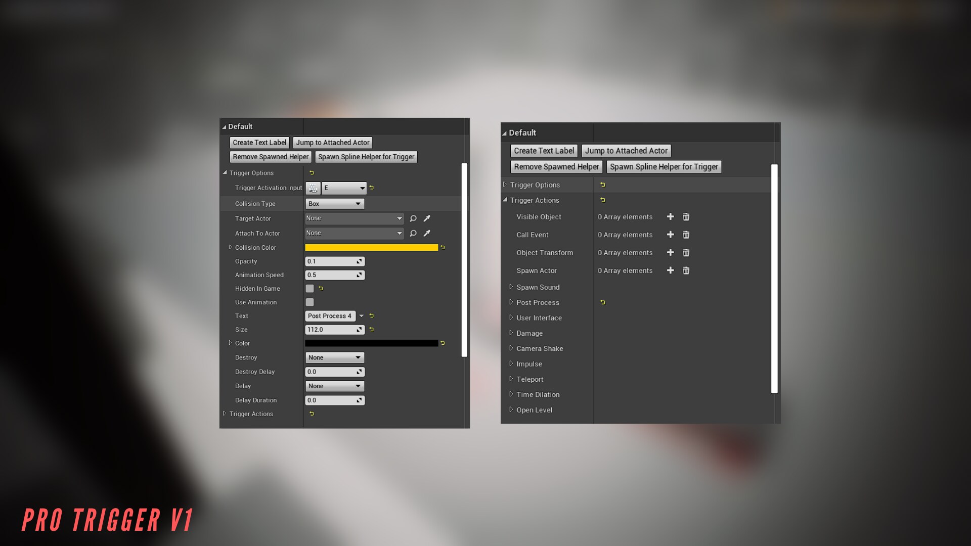 Pro Trigger V1 in Blueprints - UE Marketplace