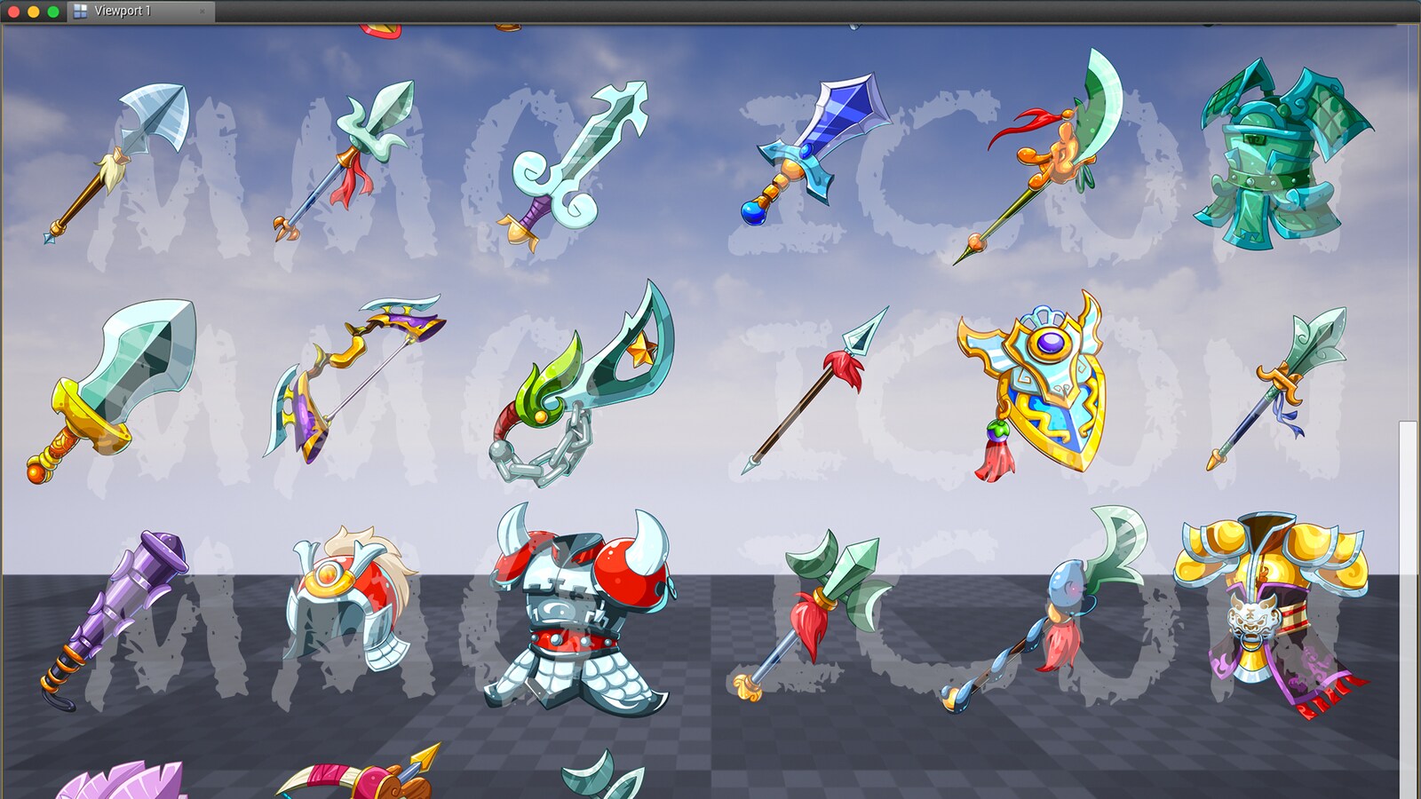 Cartoon MMO Icon in 2D Assets - UE Marketplace